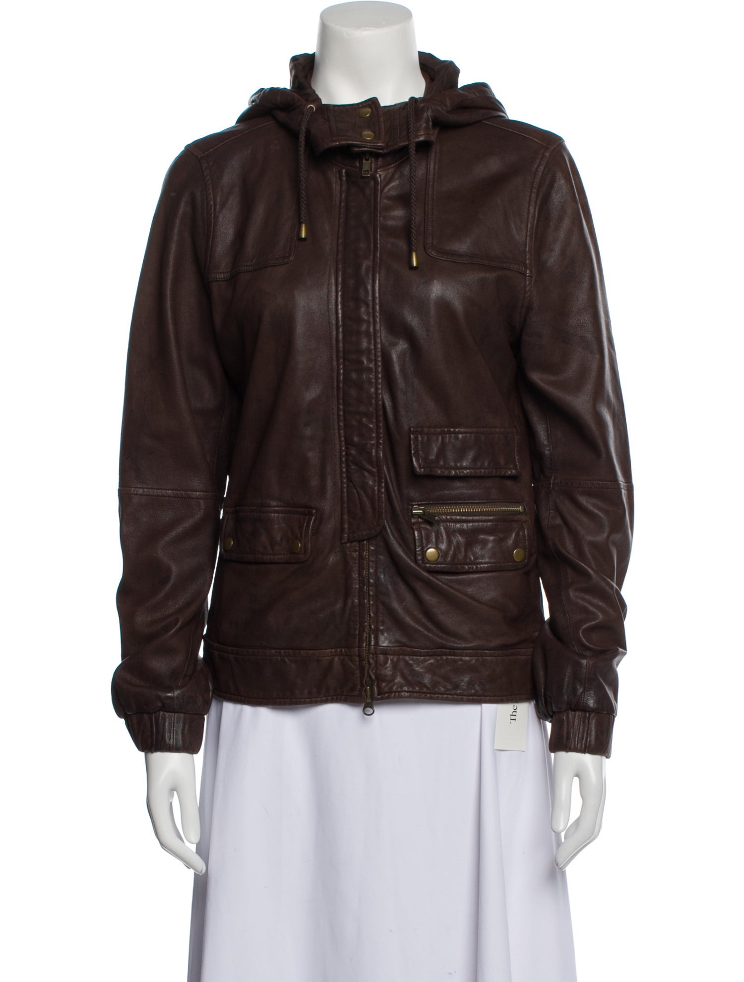 Joie Lamb Leather Jacket - Brown Jackets, Clothing - WJ2101903 | The ...