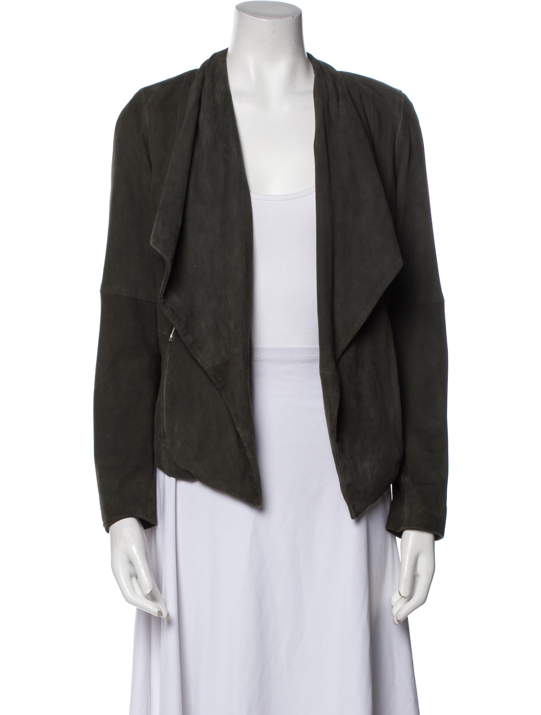 Joie Goat Leather Jacket - Grey Jackets, Clothing - WJ273249 | The RealReal