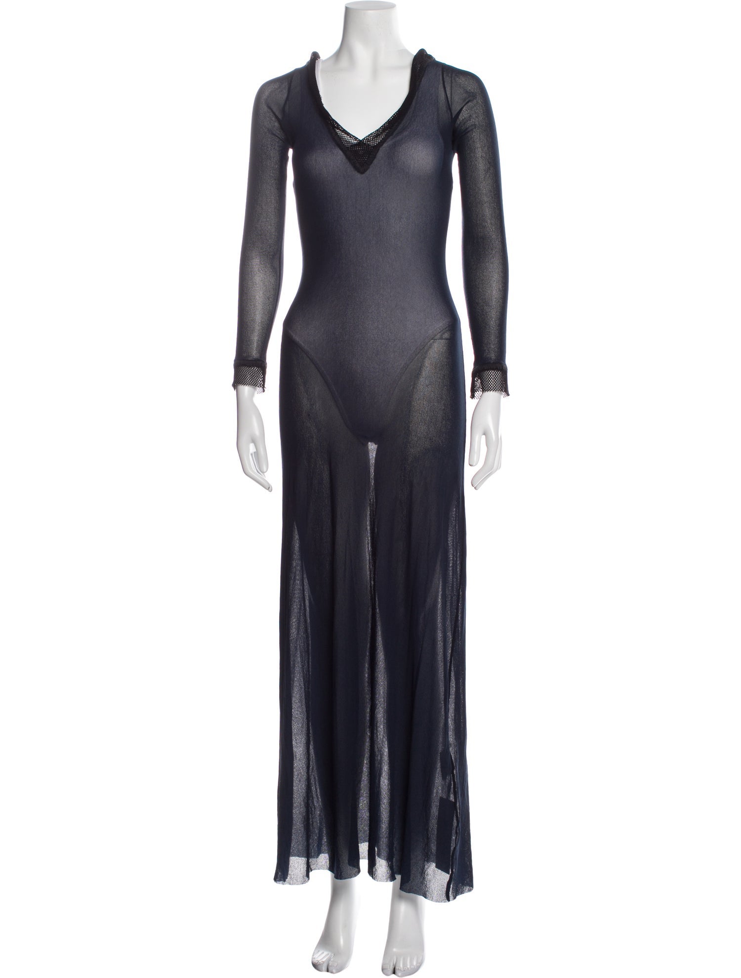 Marc Jacobs Embroidered Wool Dress - Black Dresses, Clothing - MAR44335 ...