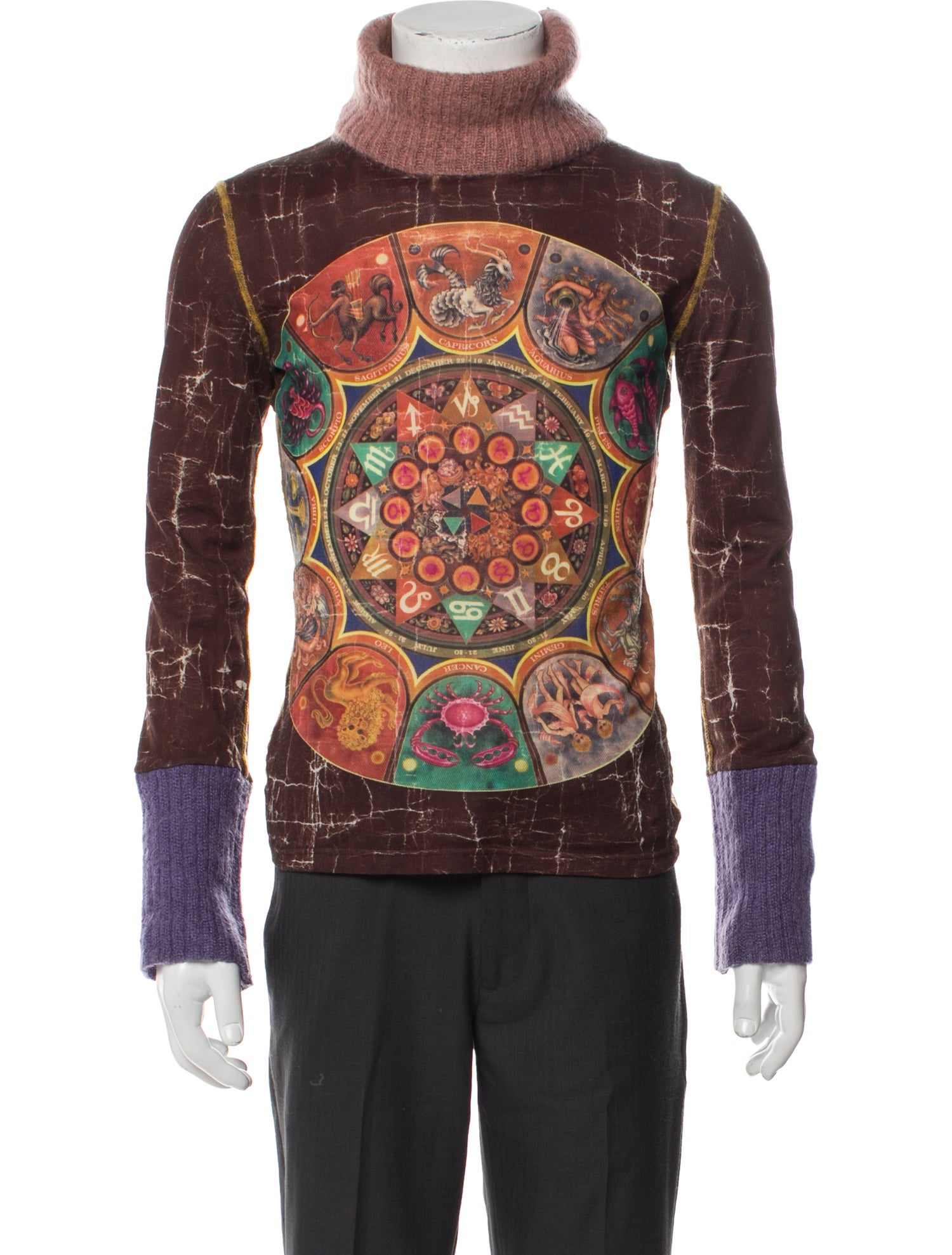 Jean Paul Gaultier Classique Vintage 1998 Pullover - Brown Sweaters ...