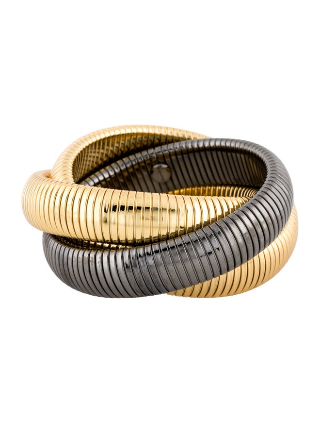 Alexis Bittar Crystal & Resin Bracelet - Brass Bangle, Bracelets ...