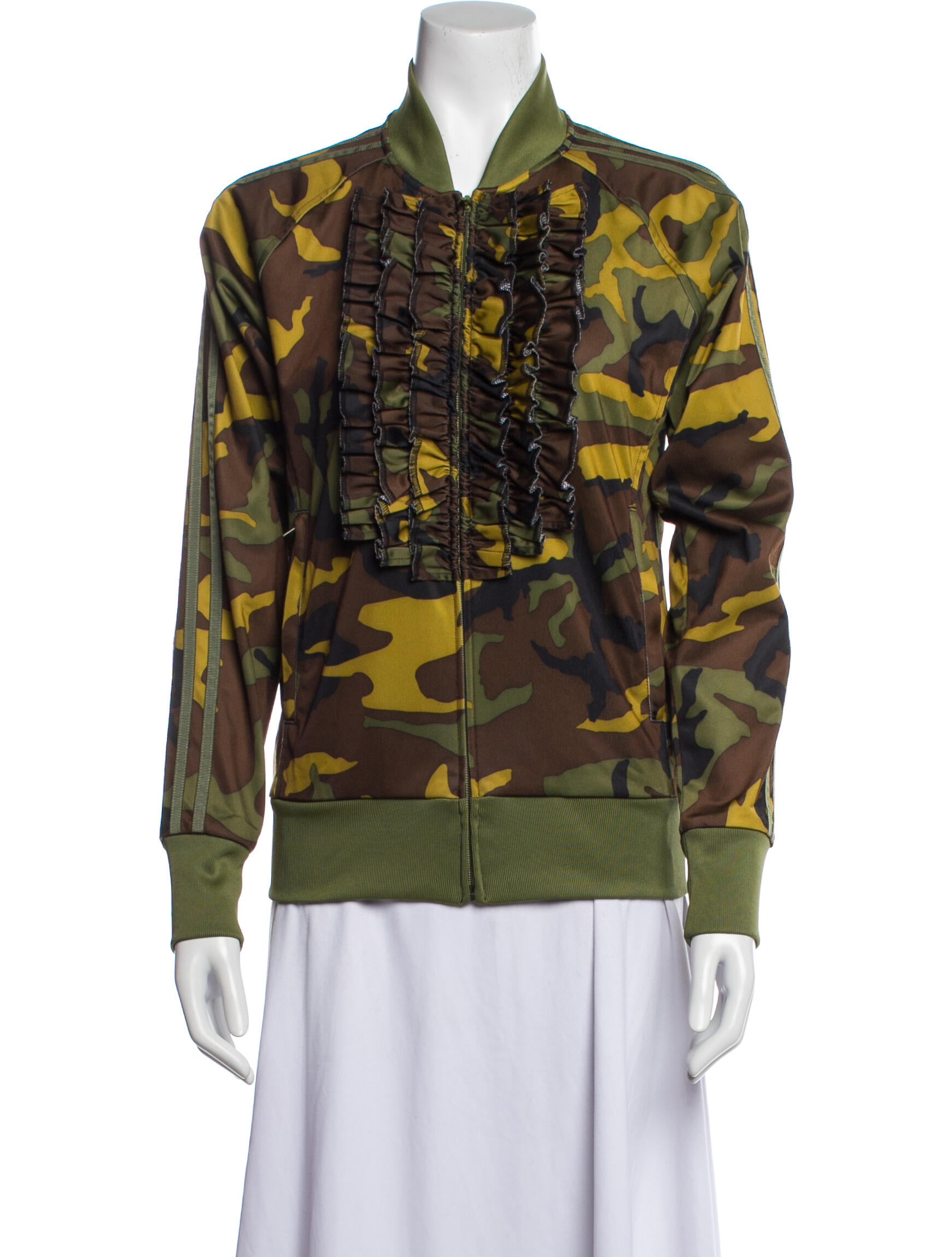Jeremy Scott x Adidas Camouflage Print Bomber Jacket - Green Jackets ...