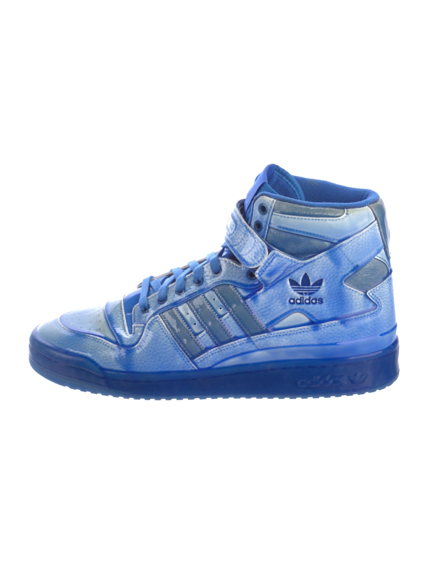 Jeremy Scott x Adidas Patent Leather Tie-Dye Print Sneakers w/ Tags ...