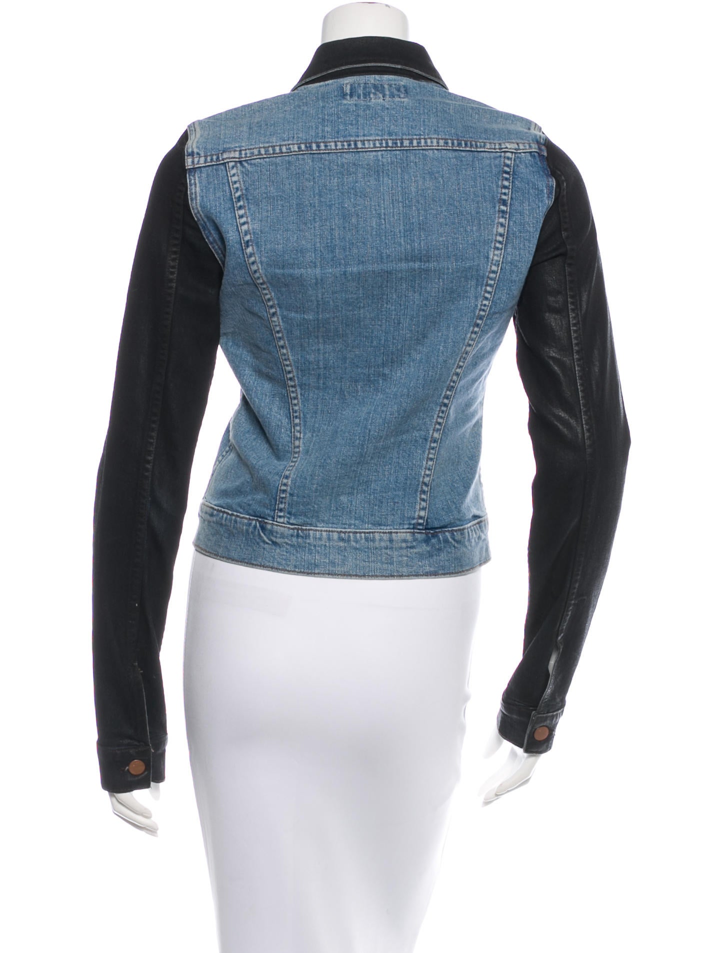 J Brand Denim Colorblock Jacket - Clothing - WJB26135 | The RealReal