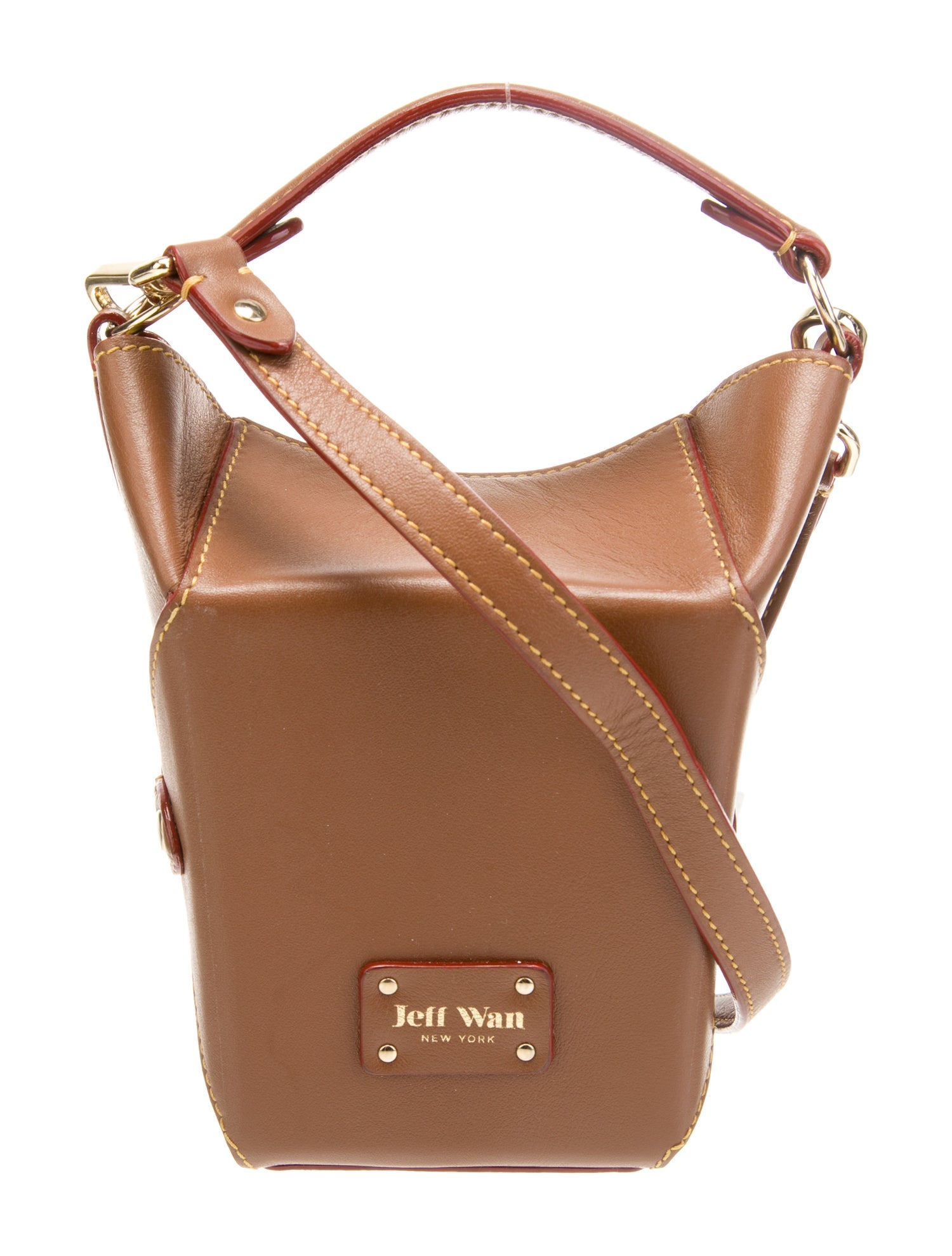 Jeff Wan Leather Shouldr Bag - Brown Shoulder Bags, Handbags ...