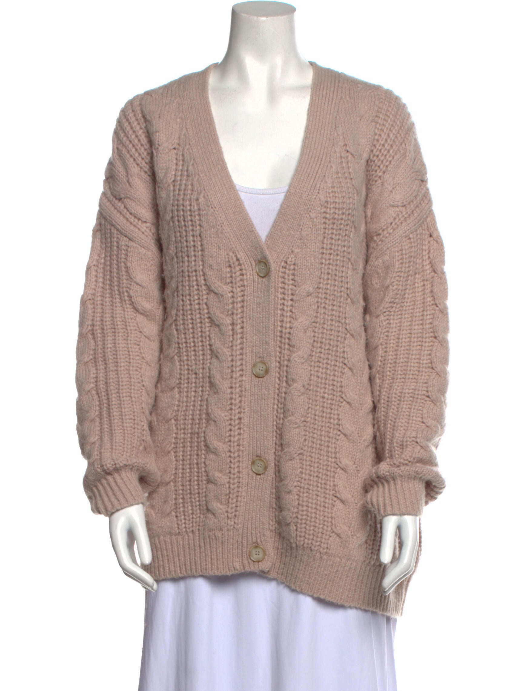 Jenni Kayne V-Neck Sweater - Pink Knitwear, Clothing - WJK48124 | The ...