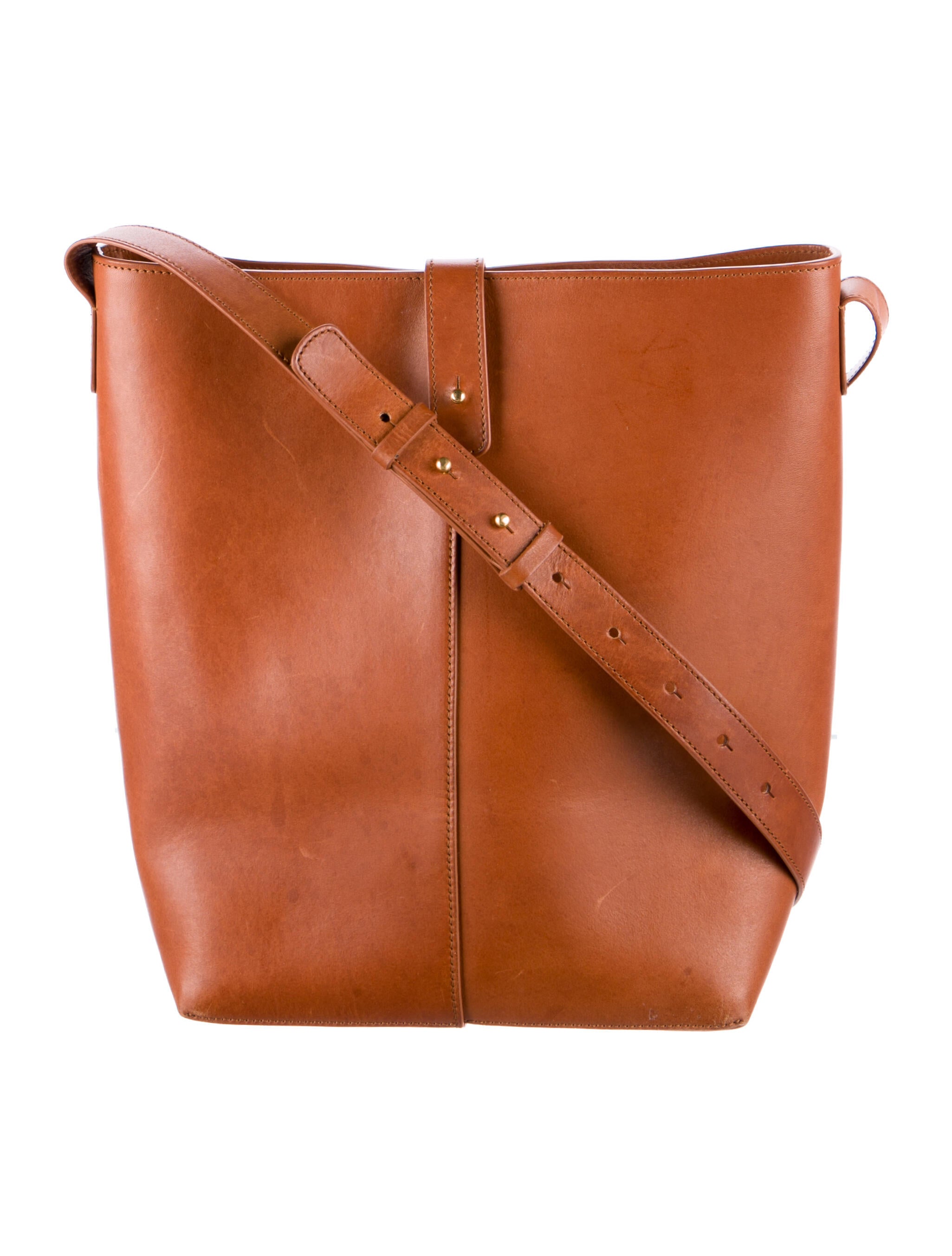 Jenni Kayne Leather Bucket Bag - Brown Bucket Bags, Handbags - WJK51873 ...