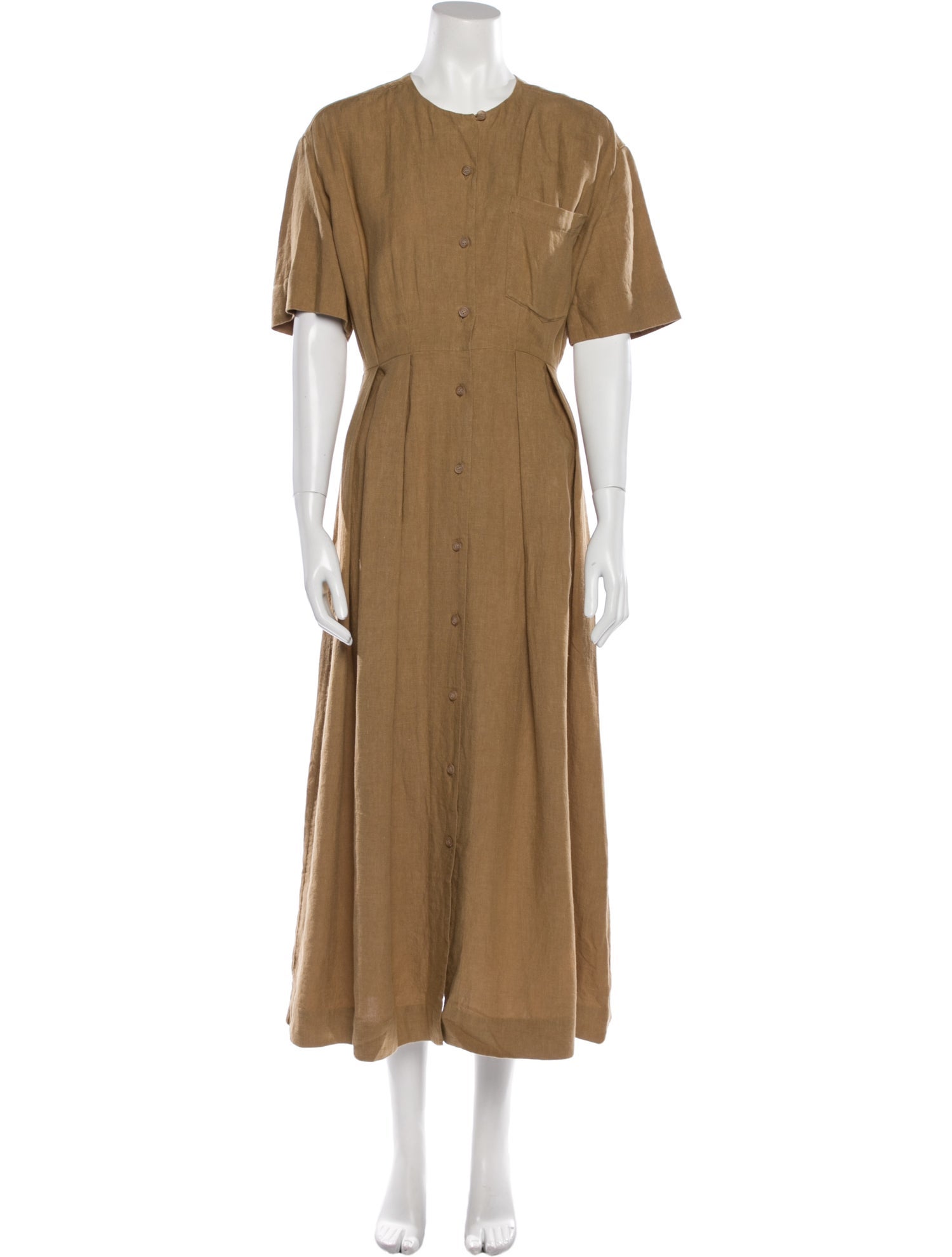 Jenni Kayne Crew Neck Long Dress w/ Tags - Brown Dresses, Clothing ...