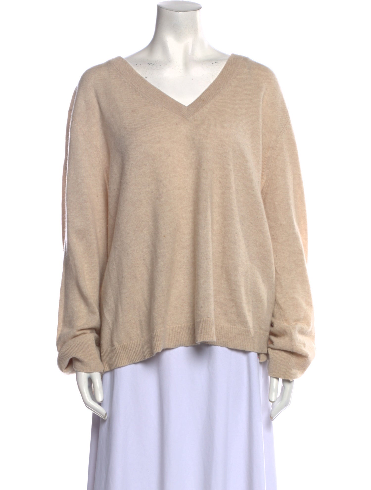 Jenni Kayne Cashmere V-Neck Sweater - Neutrals Knitwear, Clothing ...