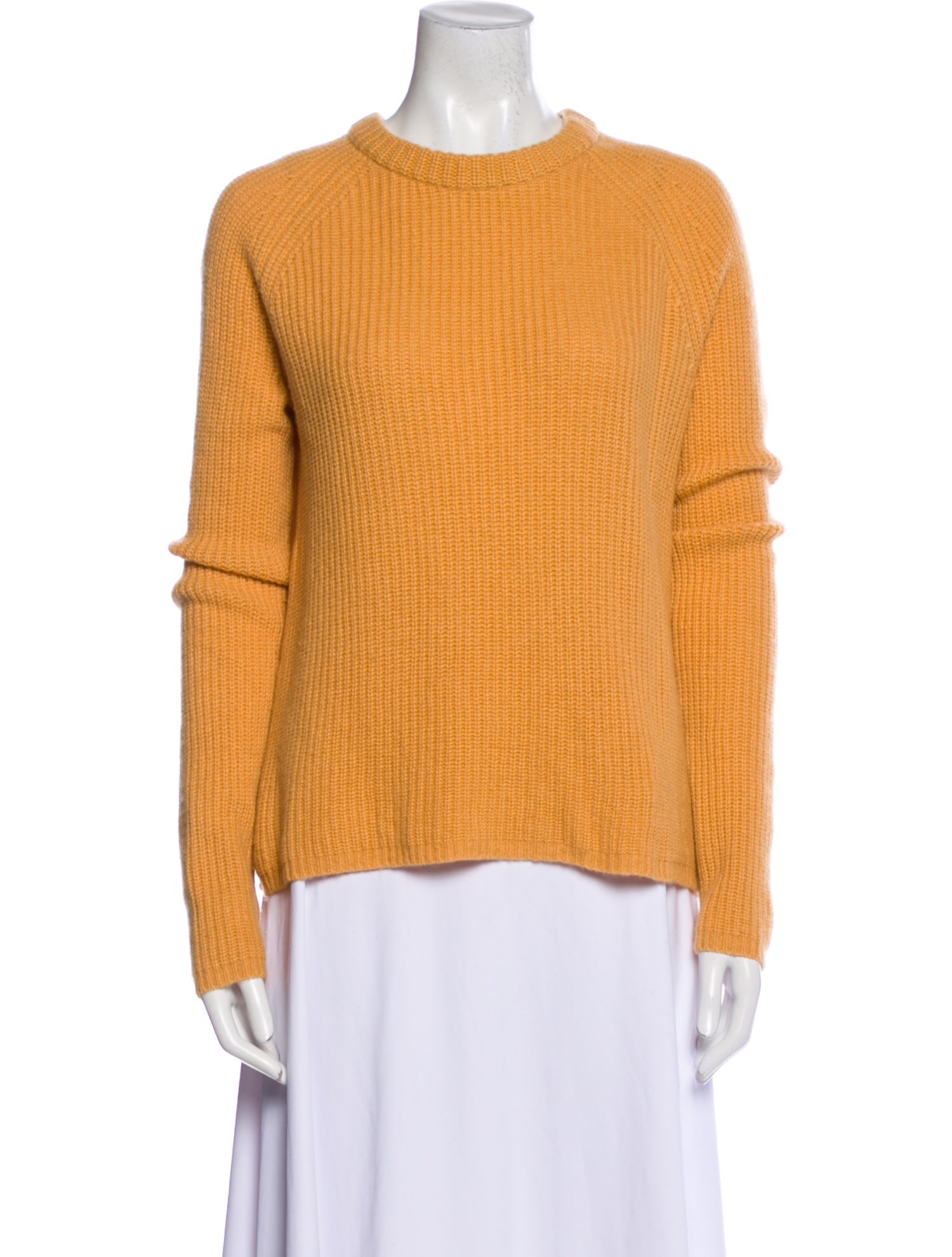 Jenni Kayne Cashmere Crew Neck Sweater - Yellow Knitwear, Clothing ...