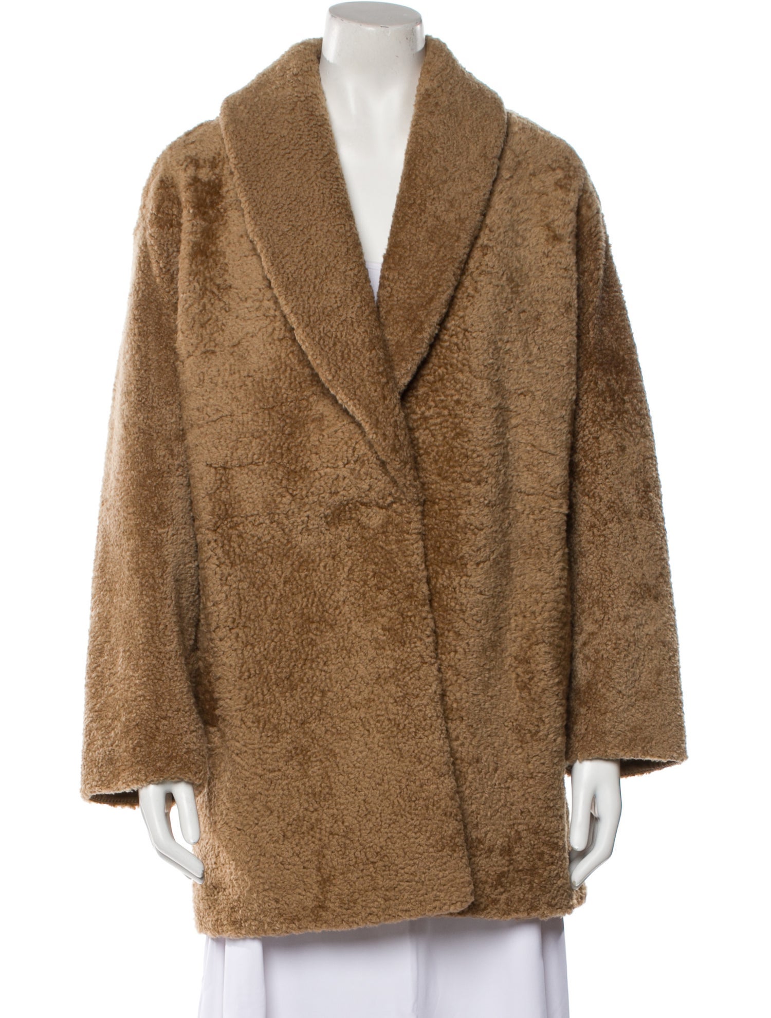 Jenni Kayne Shearling Fur Coat w/ Tags - Neutrals Coats, Clothing ...