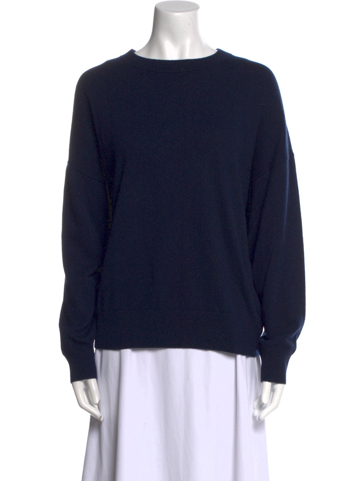 Jenni Kayne Cashmere Bateau Neckline Sweater w/ Tags - Blue Knitwear ...