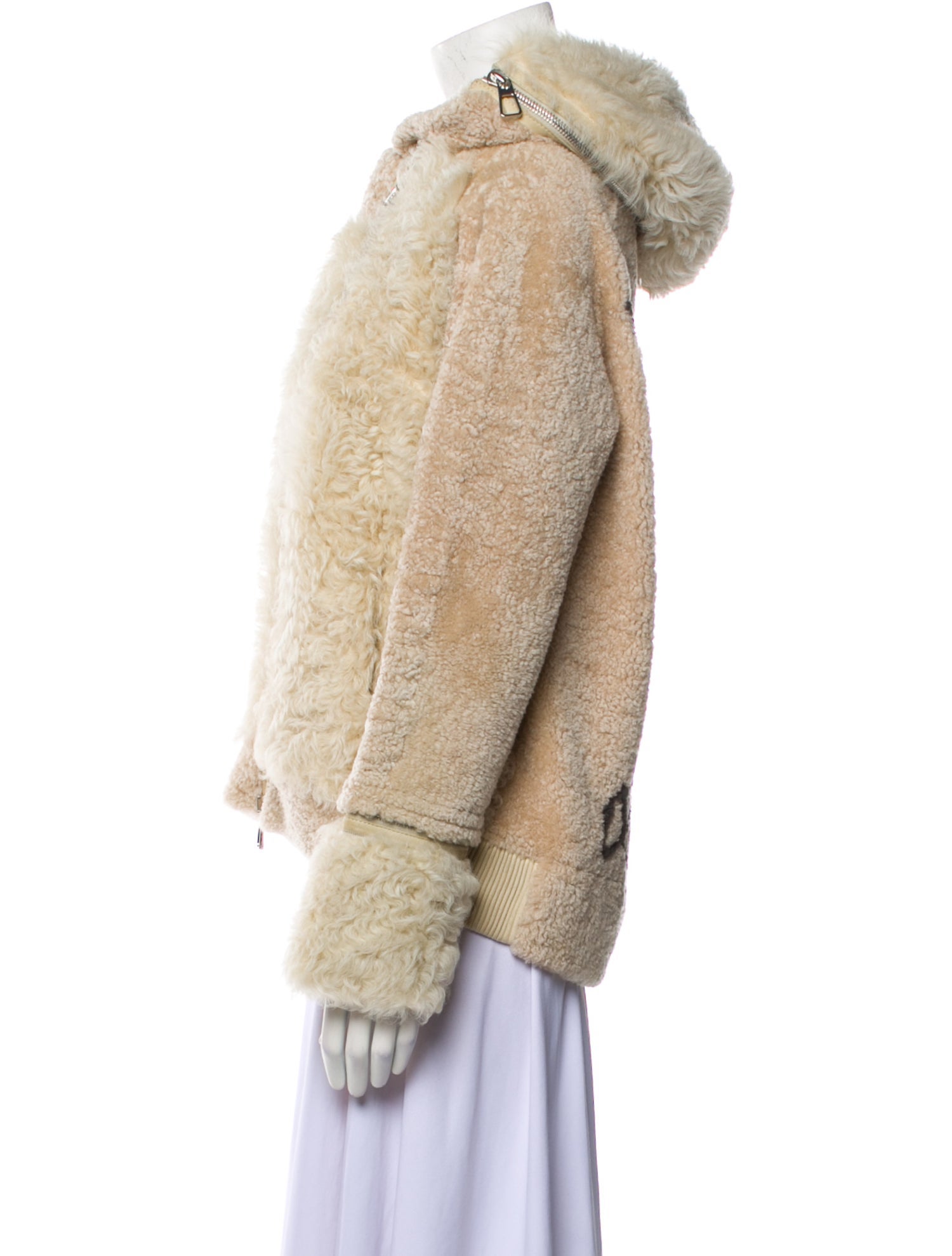 Julia & Stella Lambskin Fur Coat - Neutrals Coats, Clothing ...