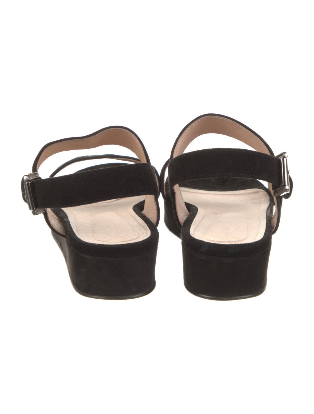 Jonak Suede Slingback Sandals - Black Sandals, Shoes - WJNAK20053 | The ...