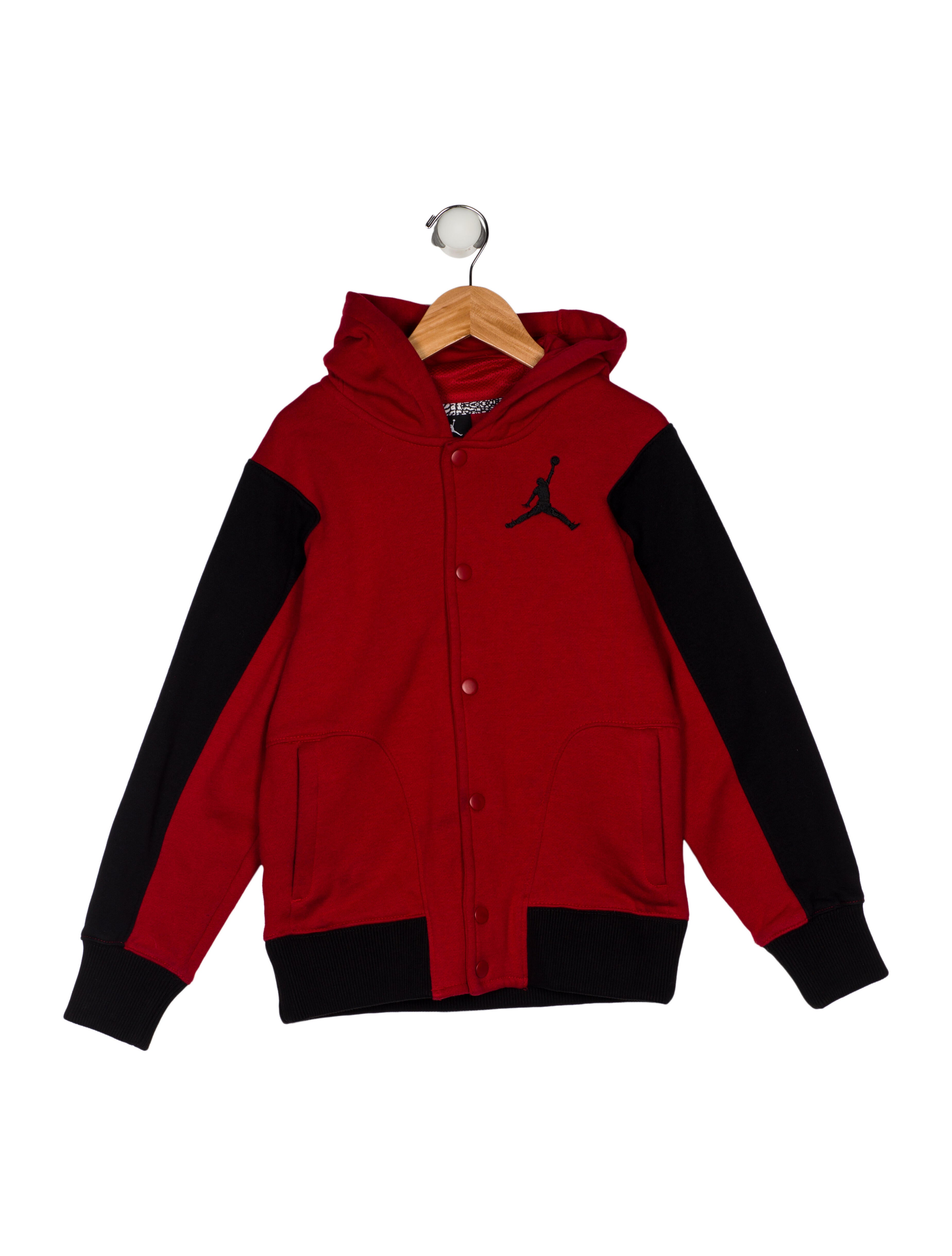 Jordan Boys' Hooded Knit Jacket - Boys - WJORA24945 | The RealReal