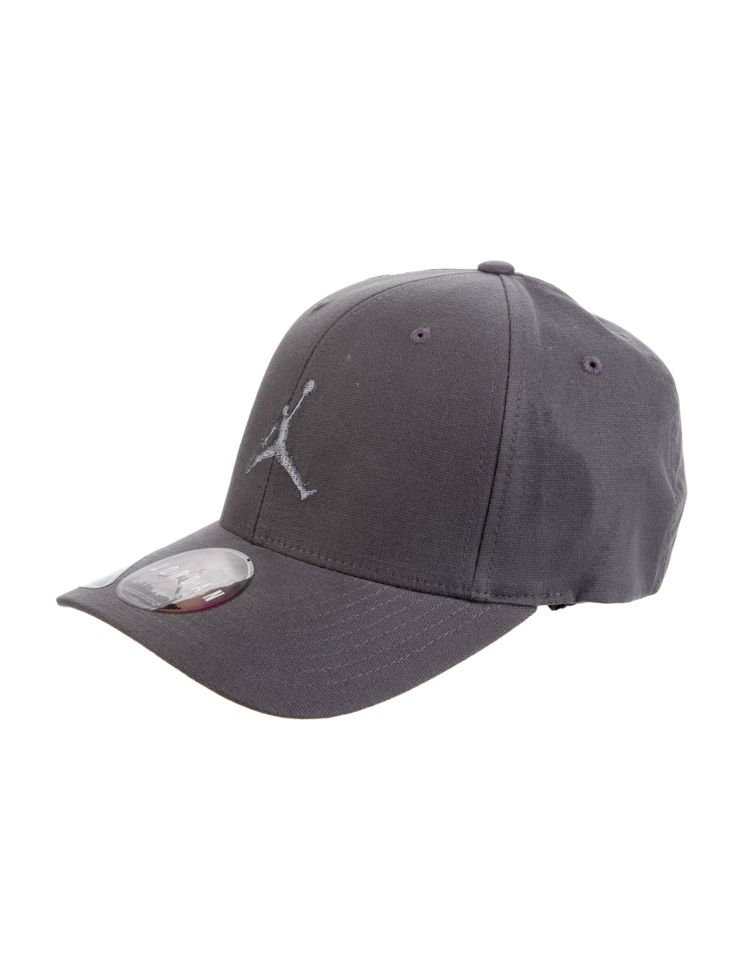 Jordan Embroidered Logo Baseball Cap - Grey Hats, Accessories ...