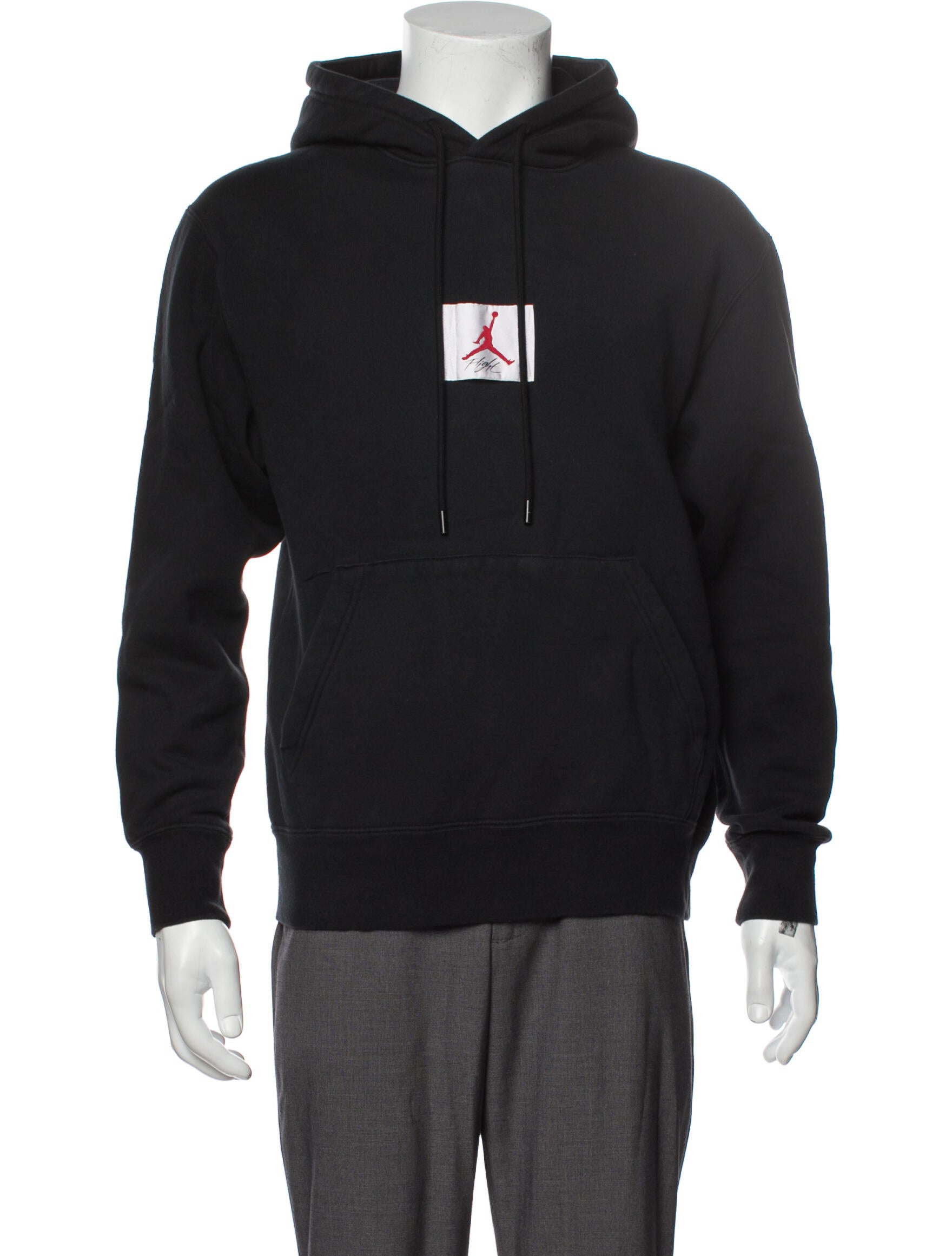 Jordan Graphic Print Crew Neck Hoodie - Black Sweatshirts & Hoodies ...