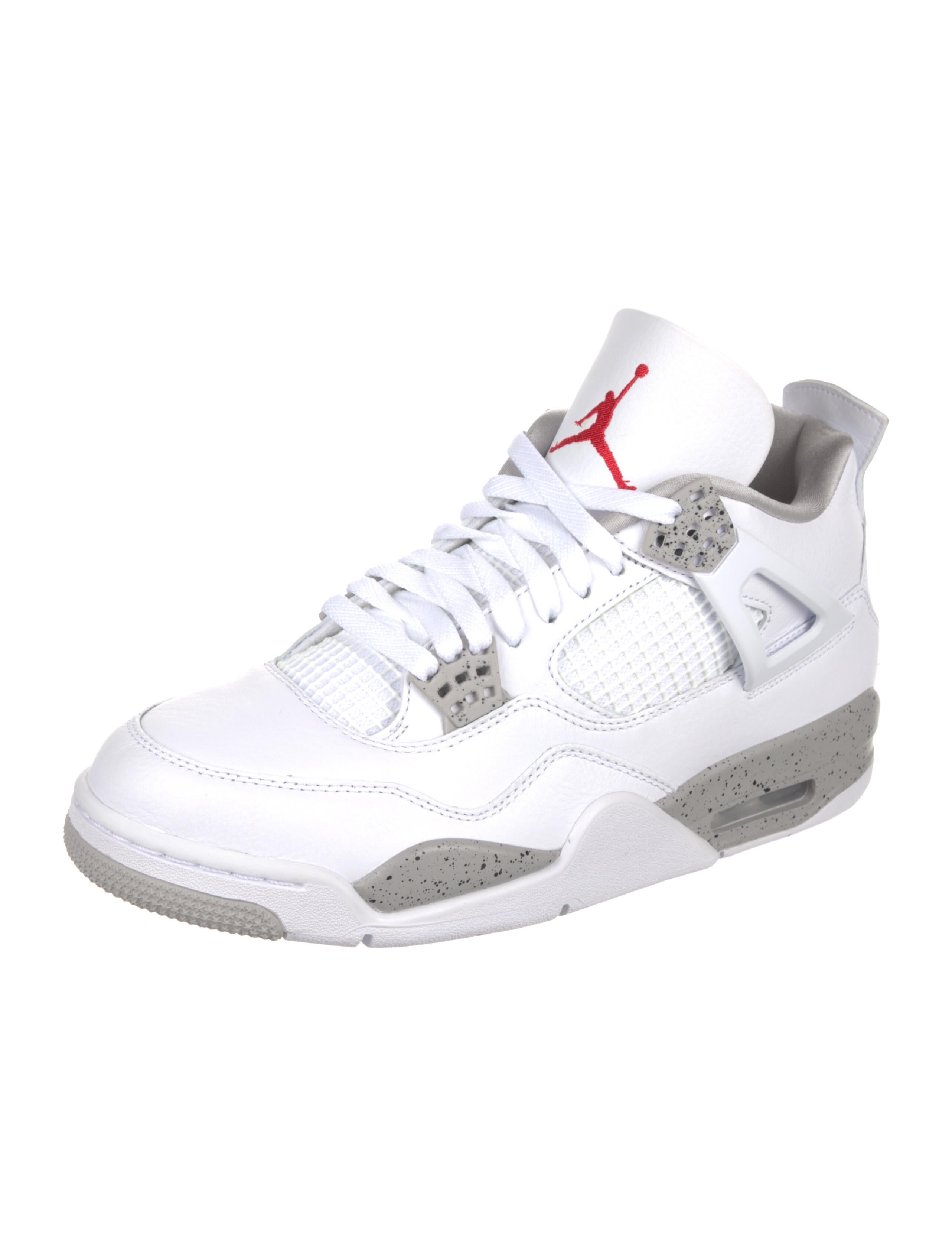 Jordan 4 Retro Oreo Sneakers - Grey Sneakers, Shoes - WJORA49042 | The ...