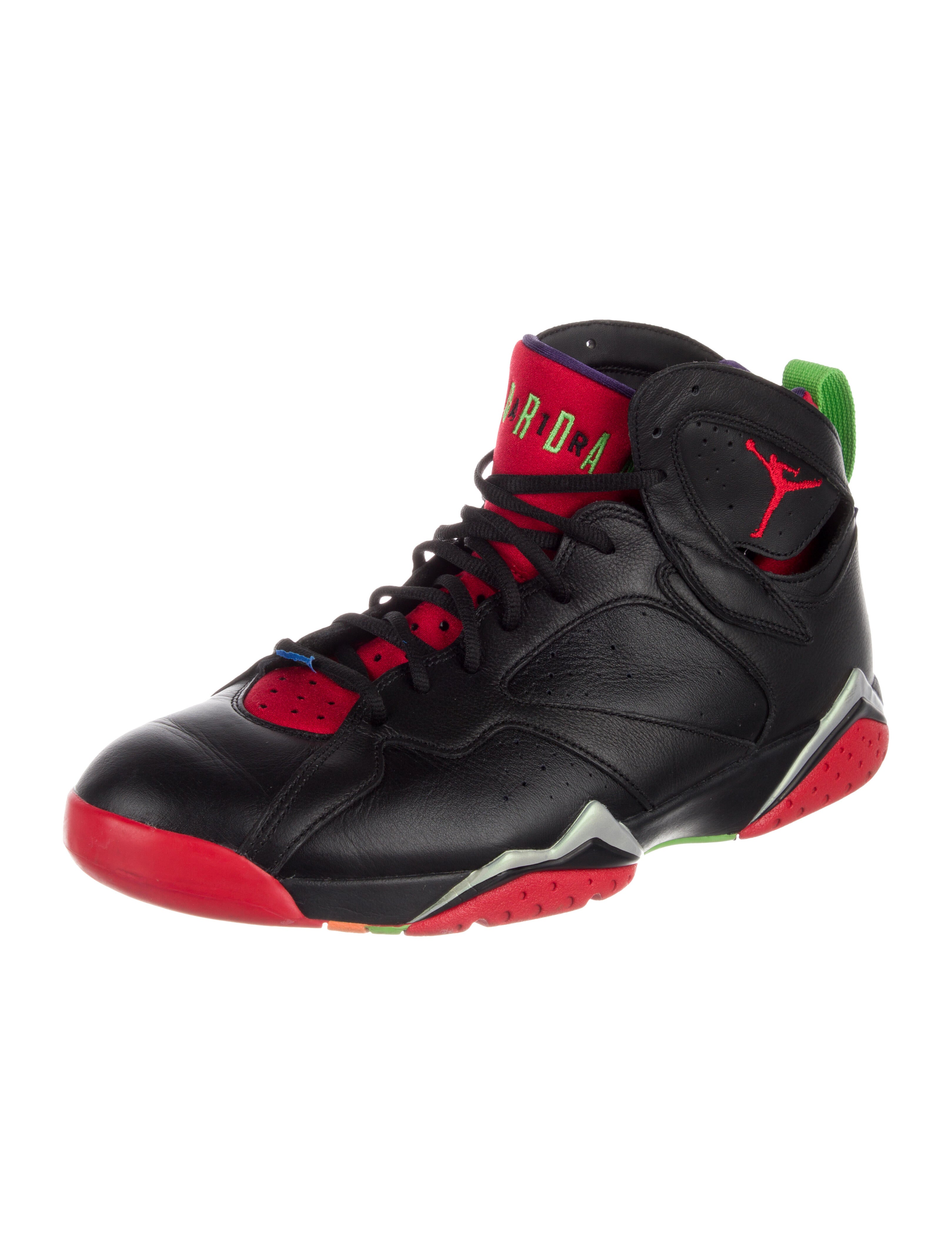 Jordan 7 Retro Marvin the Martian Sneakers - Black Sneakers, Shoes ...