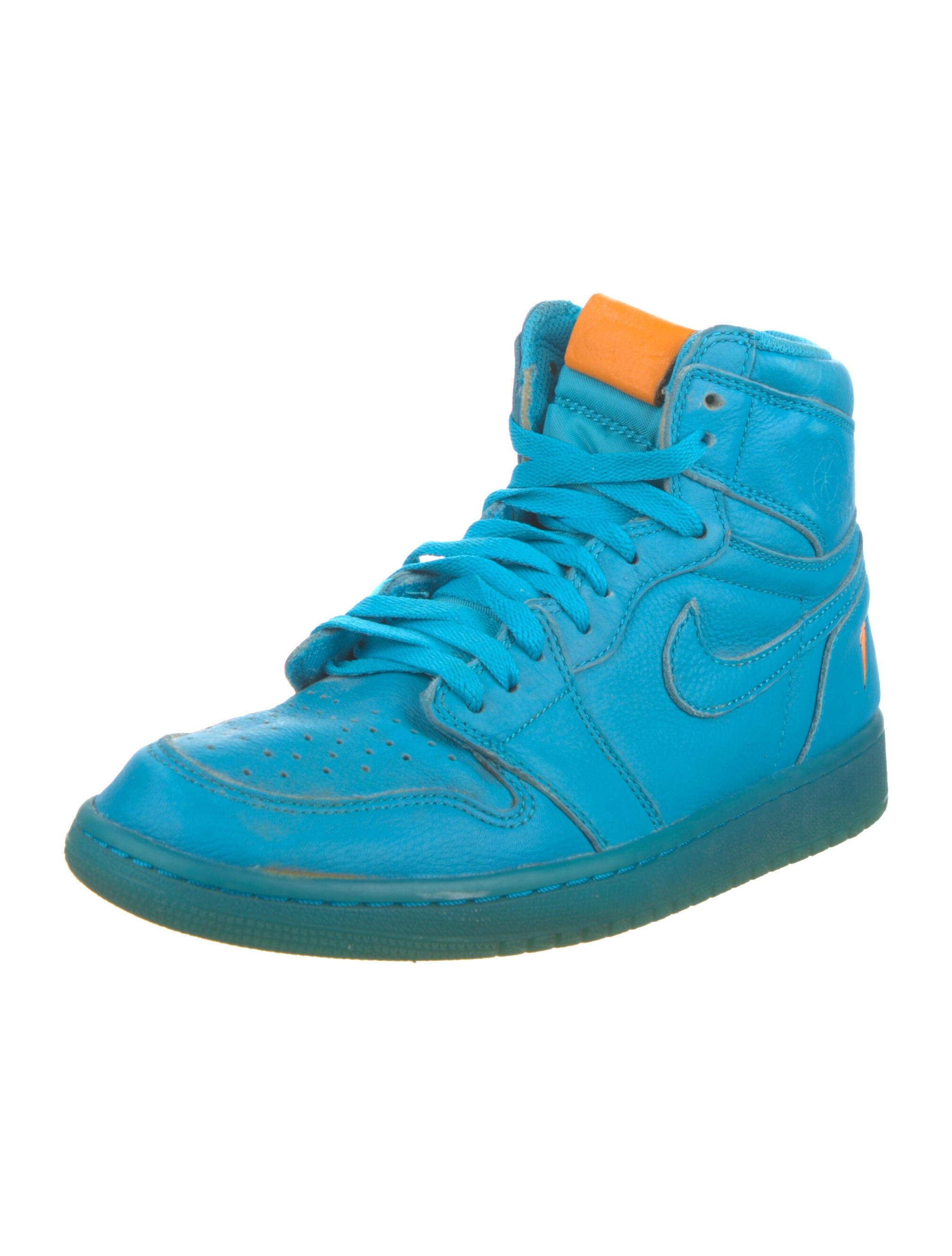 Jordan 1 Retro High Gatorade 'Blue Lagoon' Sneakers - Blue Sneakers ...