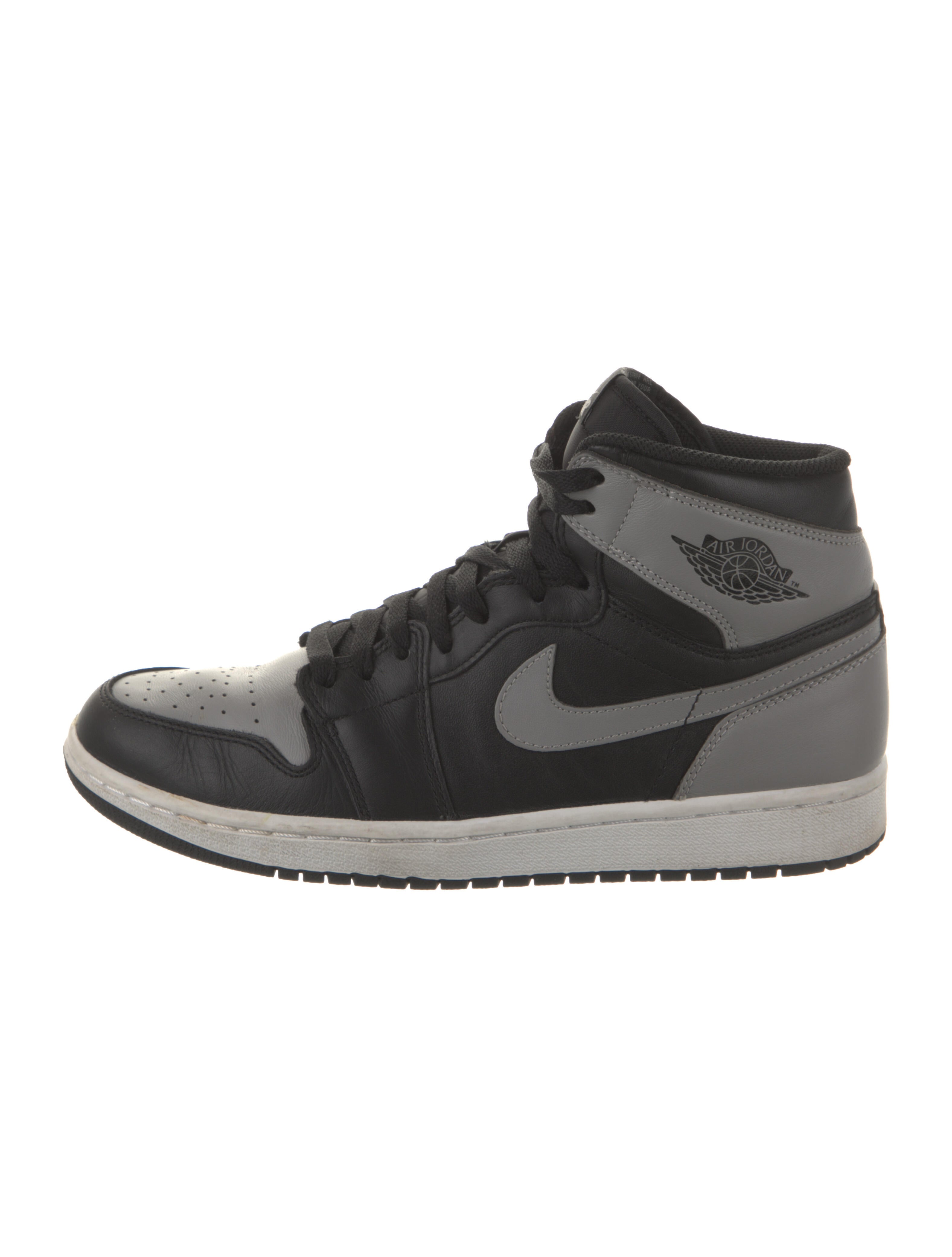 Jordan 1 Retro High OG 'Shadow' Sneakers - Grey Sneakers, Shoes ...