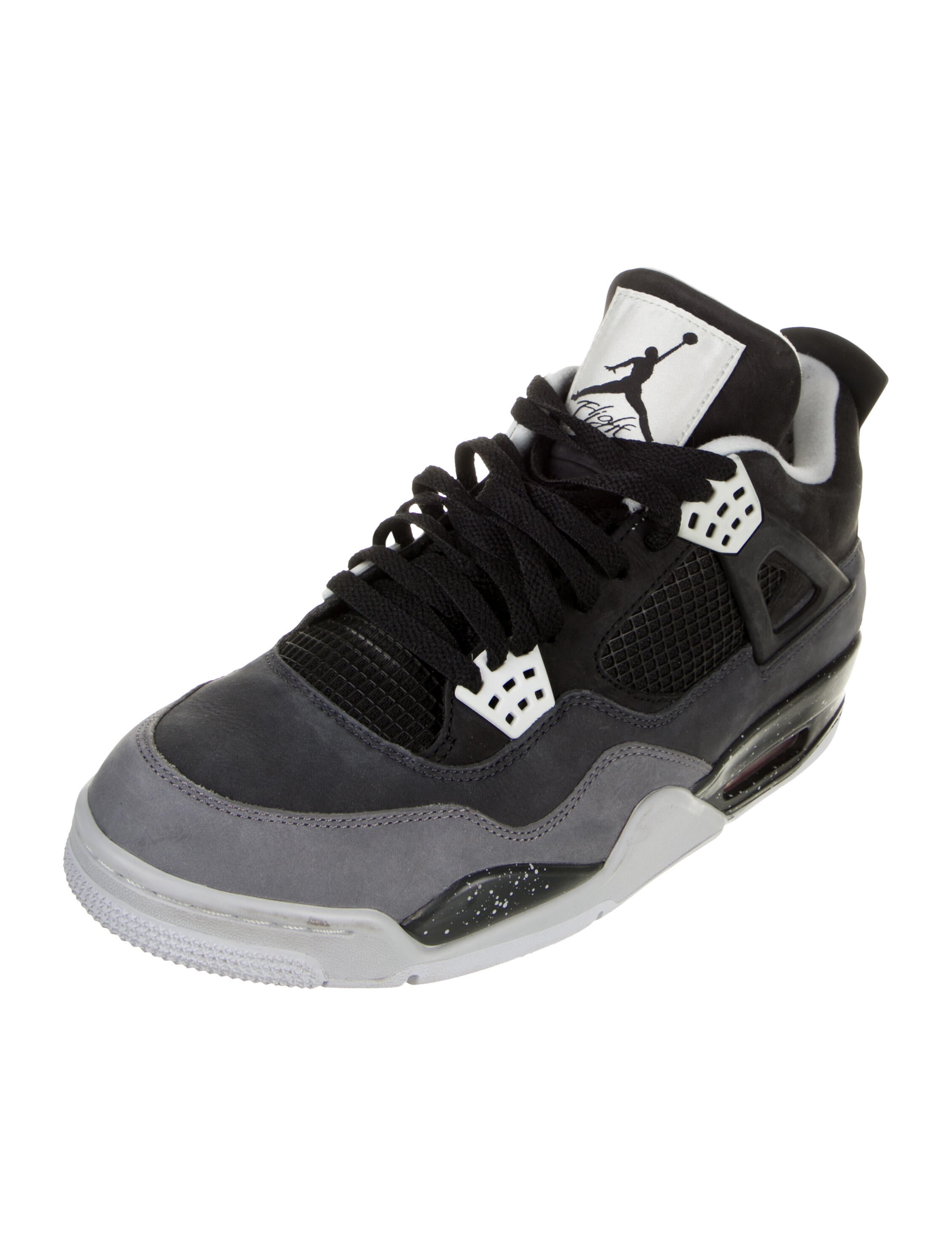 Jordan 4 Retro 'Fear' Sneakers - Black Sneakers, Shoes - WJORA57191 ...