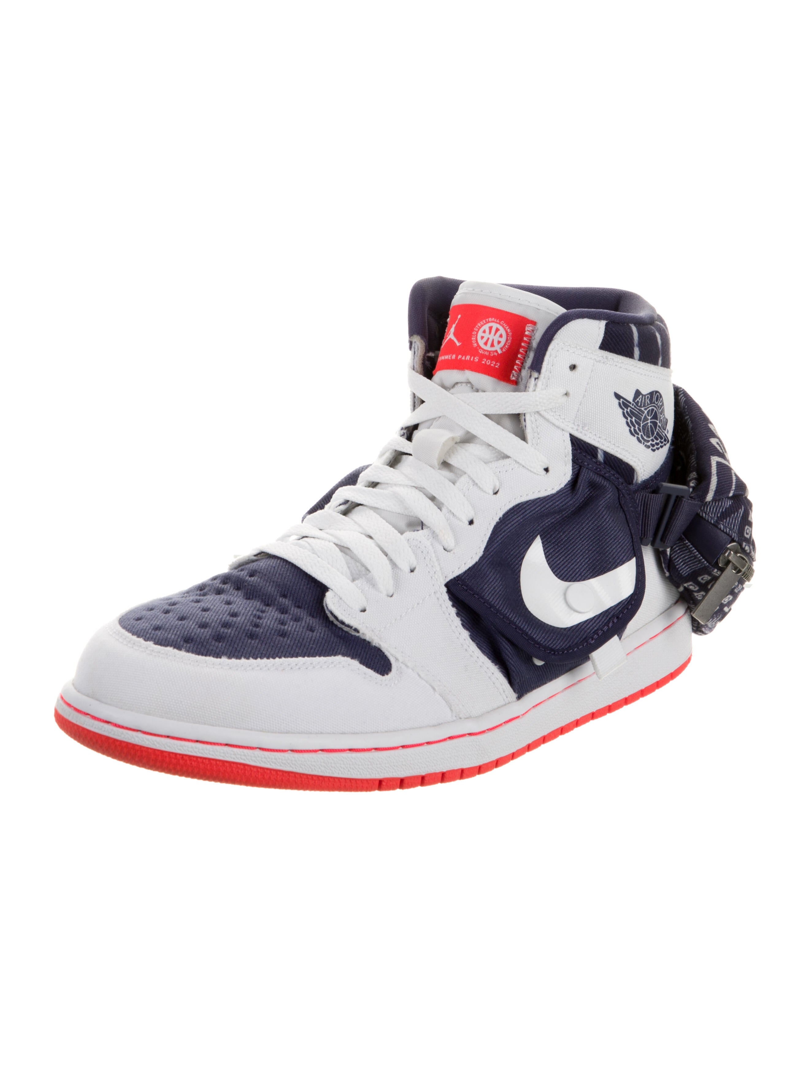 Jordan 1 Retro High OG Utility 'Quai 54' Sneakers - White Sneakers ...