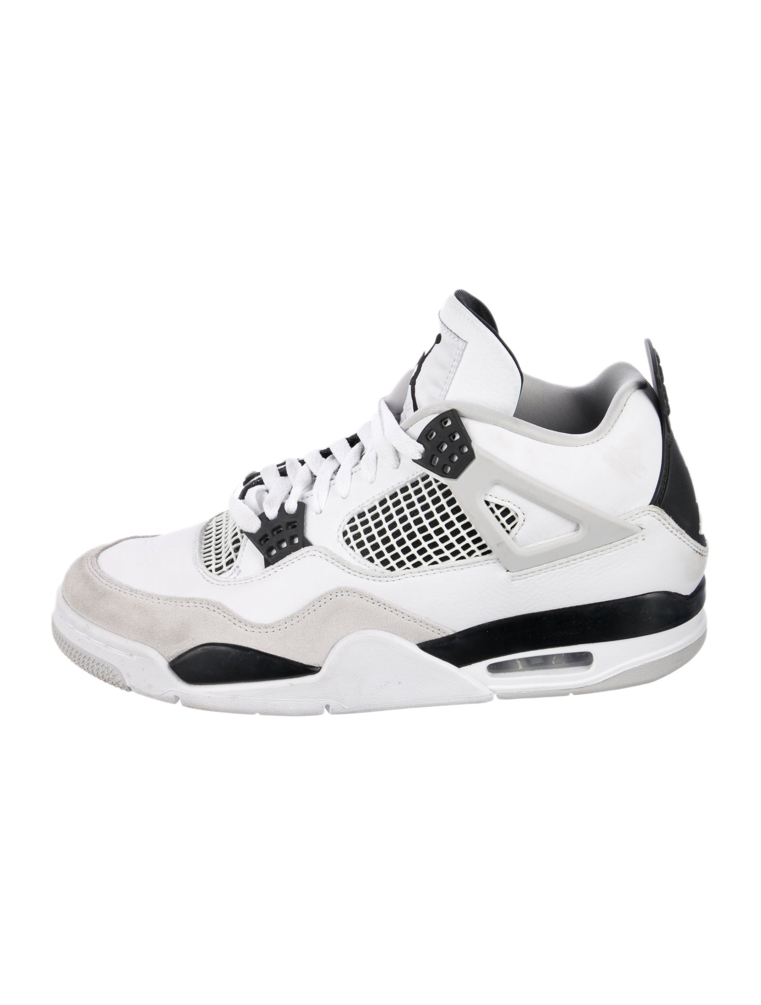 Jordan Leather Colorblock Pattern Sneakers - White Sneakers, Shoes ...