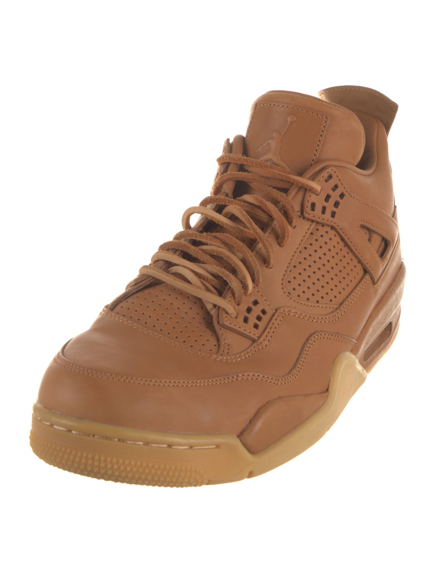 Jordan 4 Retro 'Ginger Wheat' Sneakers - Brown Sneakers, Shoes ...