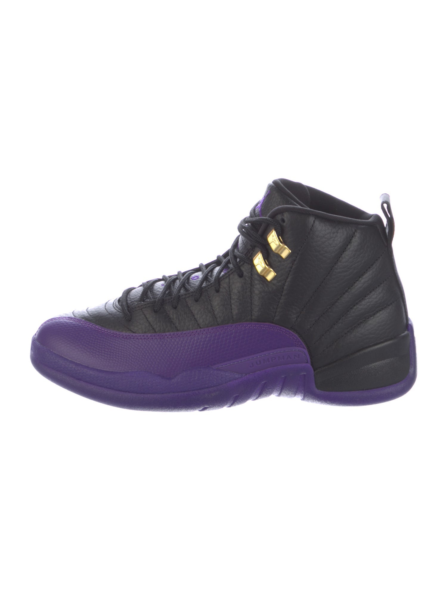 Jordan 12 Retro 'Field Purple' Sneakers - Black Sneakers, Shoes ...