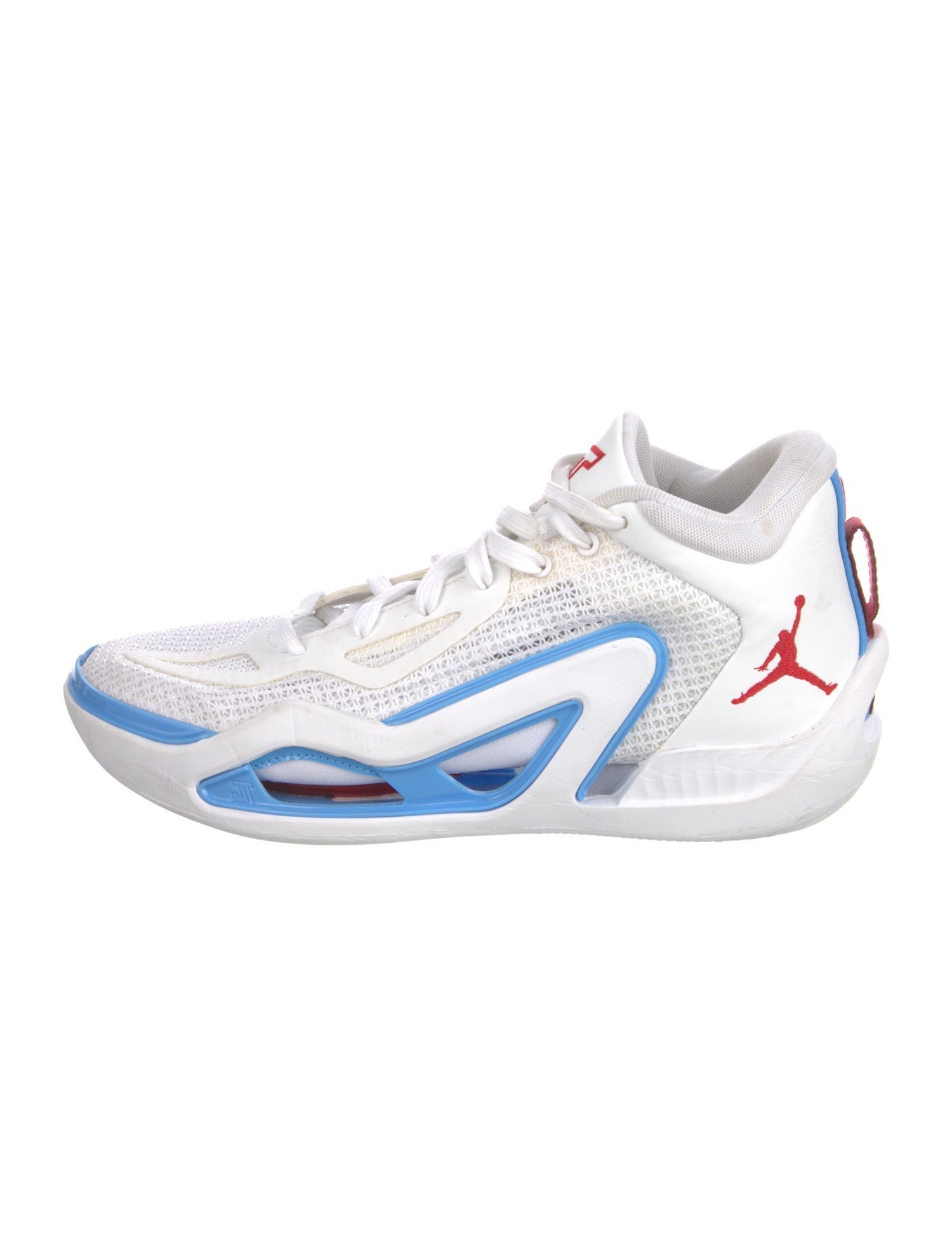 Jordan Colorblock Pattern Athletic Sneakers - White Sneakers, Shoes ...
