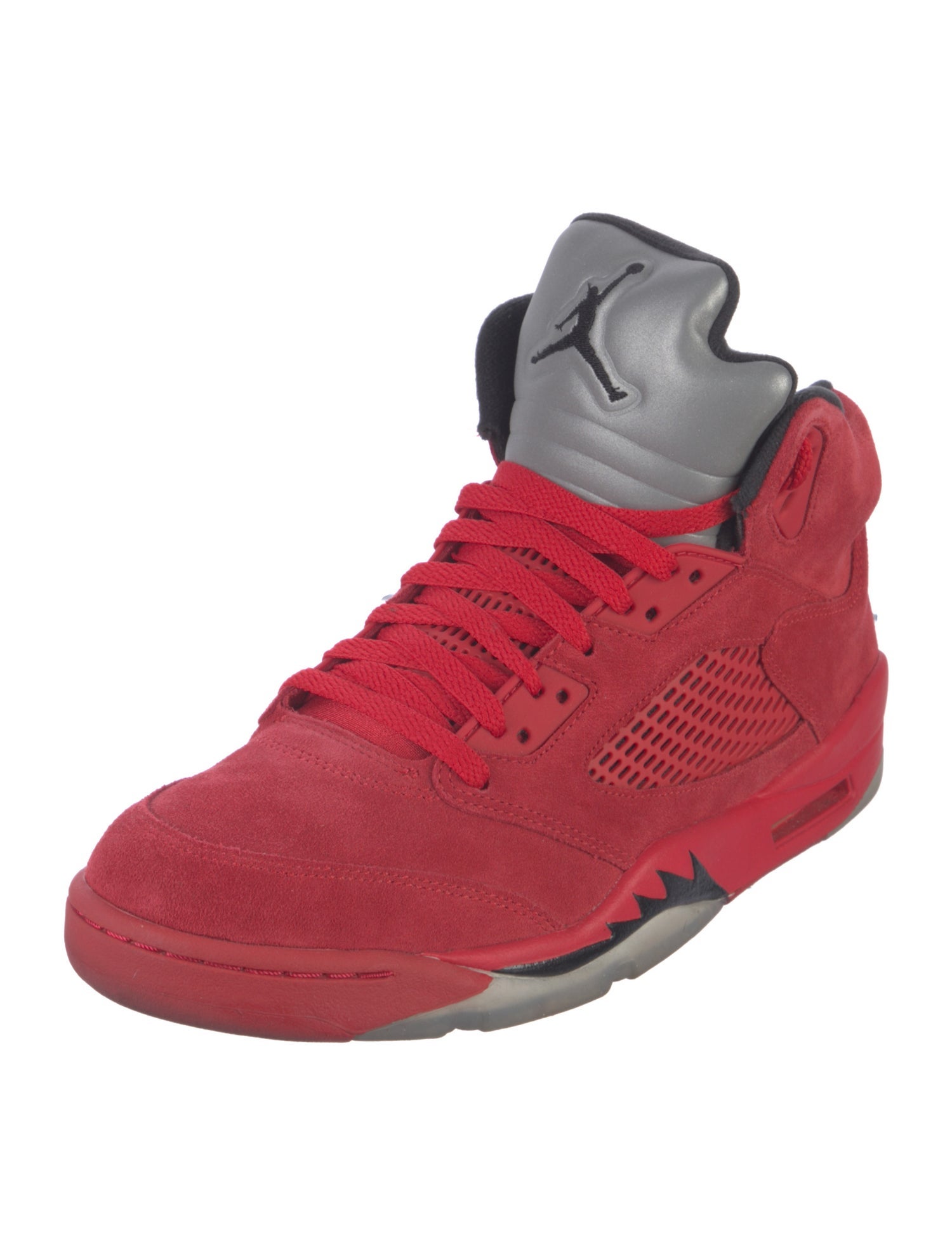 Jordan 5 Retro 'Red Suede' Sneakers - Red Sneakers, Shoes - WJORA75516 ...