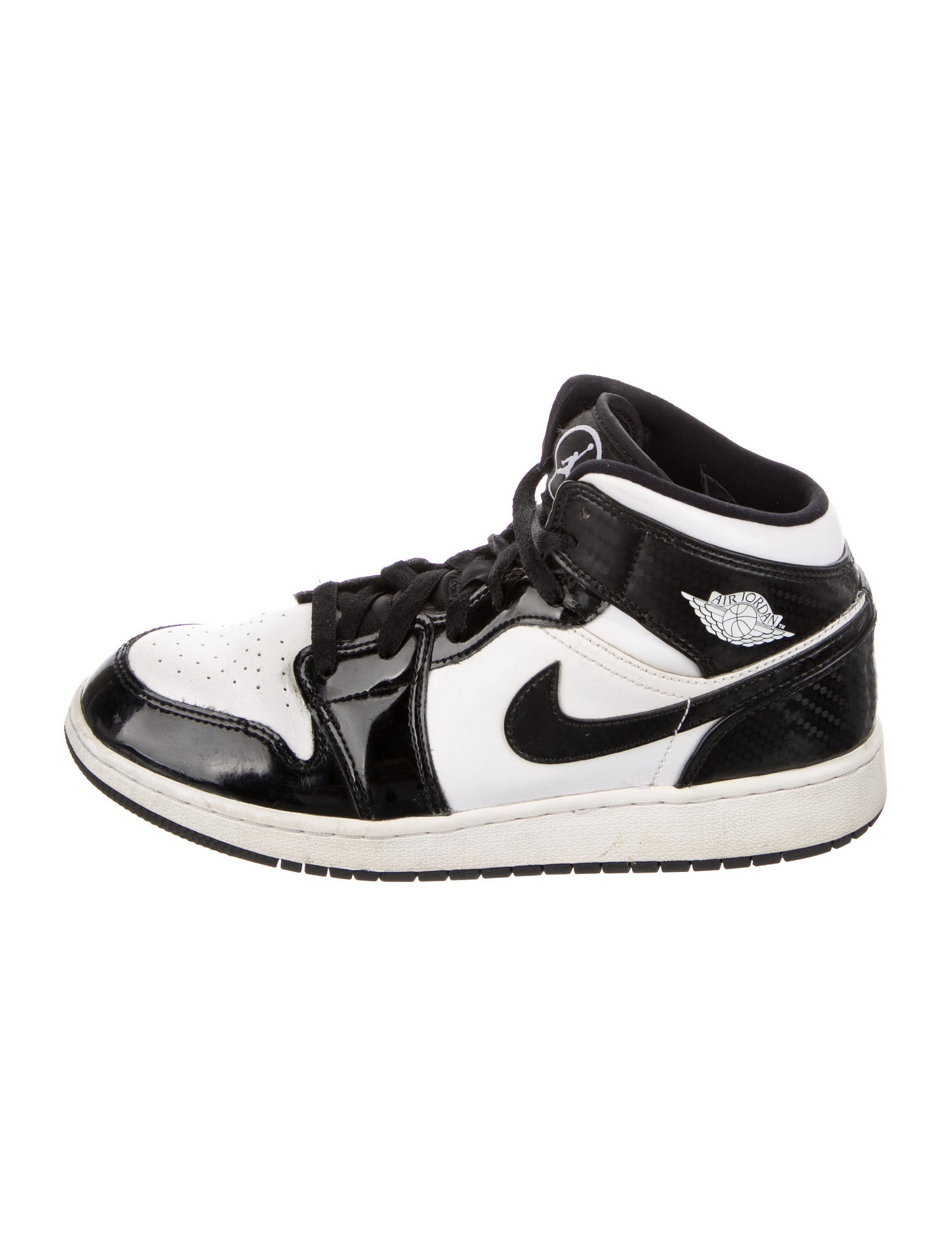 Jordan 1 Pattern Print Hi Top Sneaker - Black Sizes 7-16, Boys ...