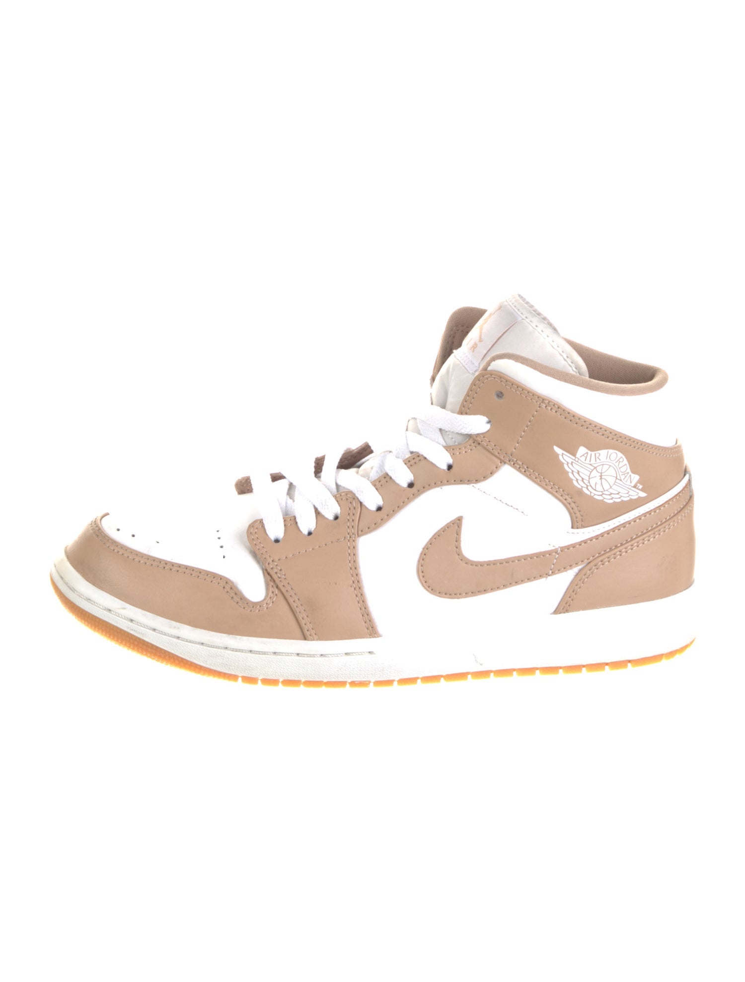 Jordan Leather Colorblock Pattern Sneakers - Neutrals Sneakers, Shoes ...