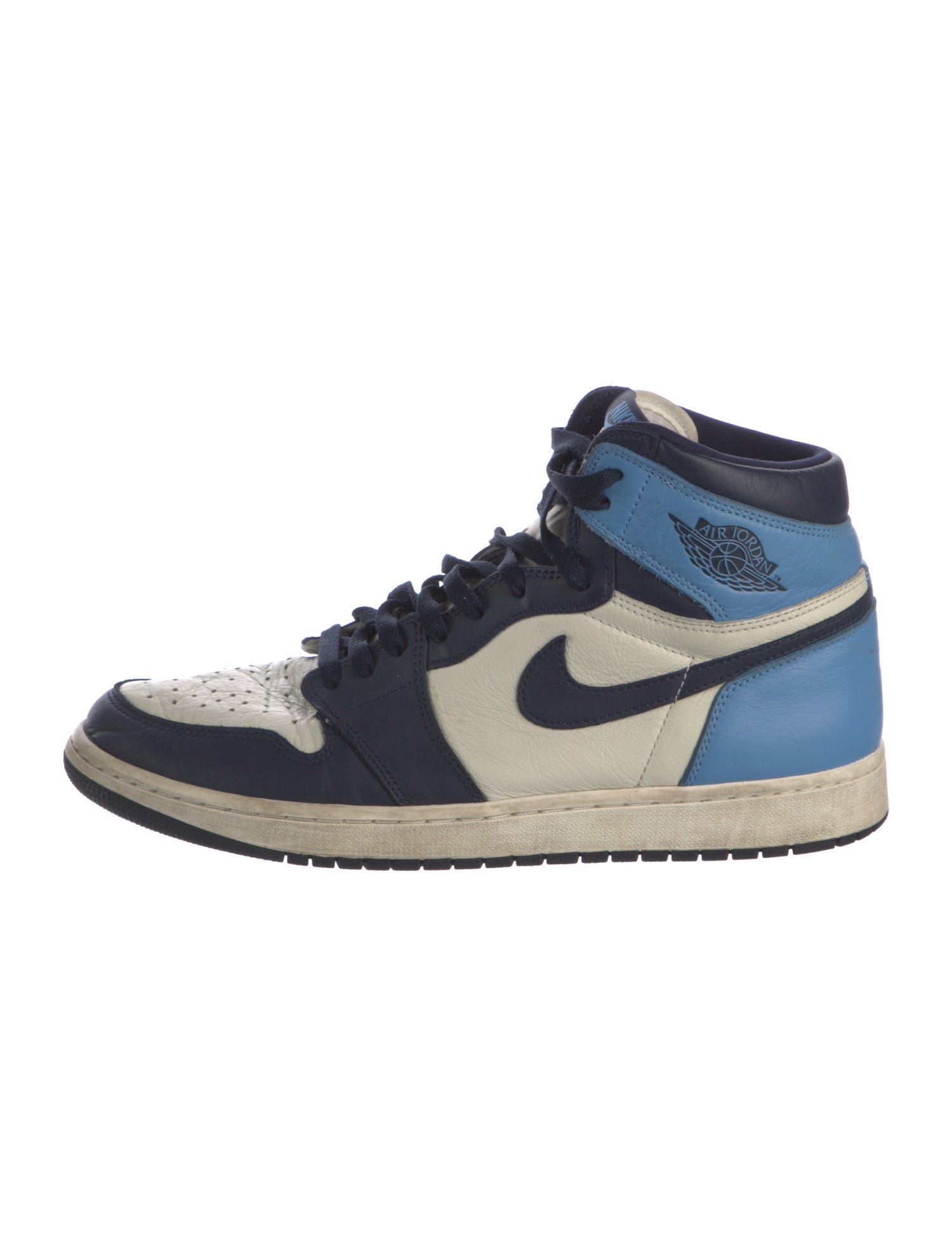 Jordan 1 Retro High Obsidian Sneakers - Blue Sneakers, Shoes ...