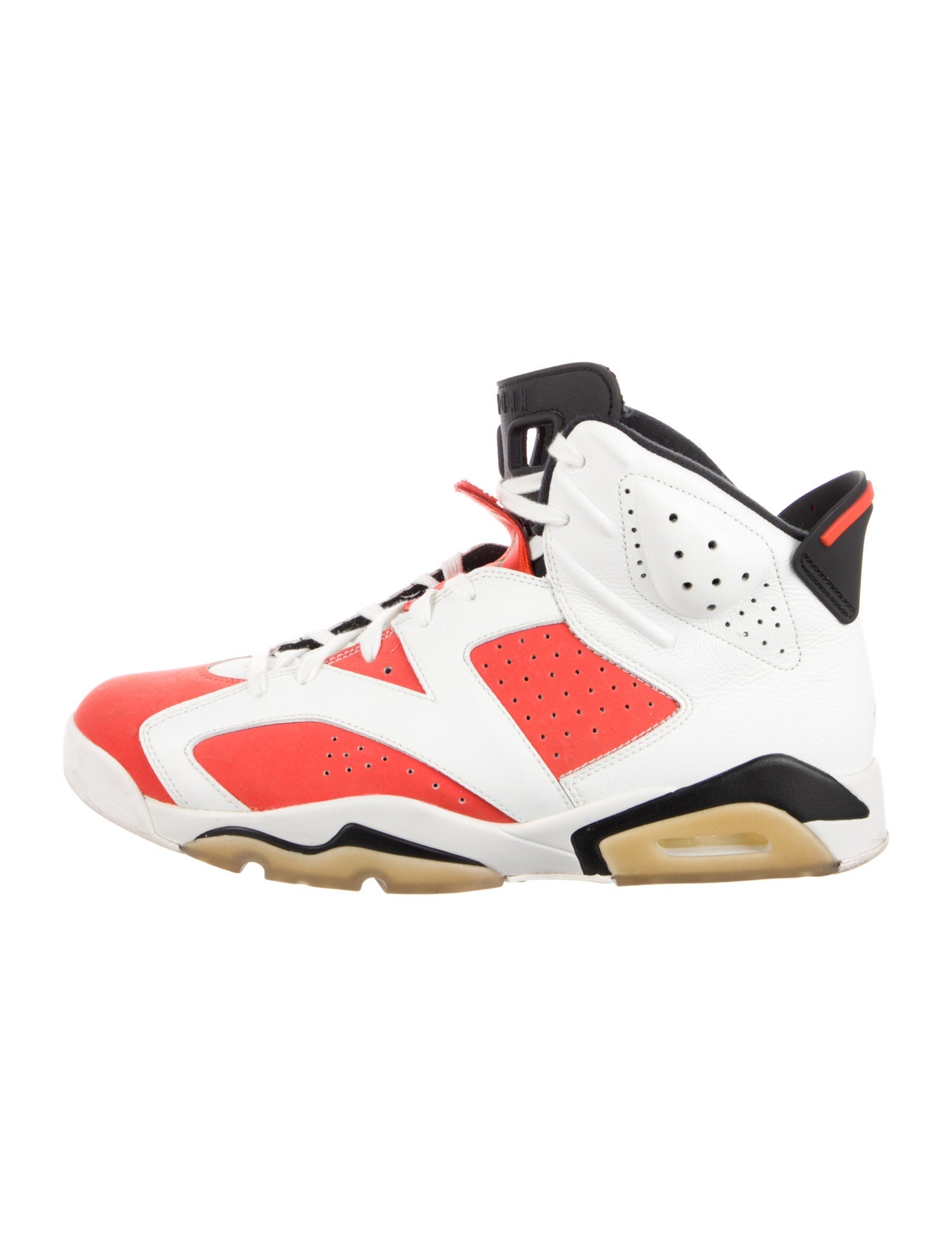 Jordan Leather Colorblock Pattern Sneakers - Orange Sneakers, Shoes ...