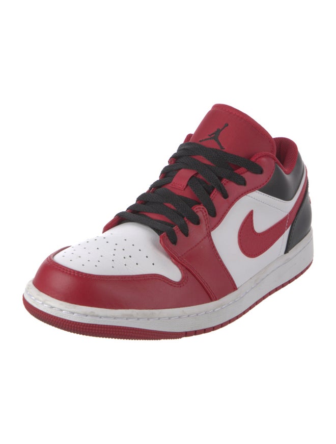 Jordan Leather Colorblock Pattern Sneakers - Black Sneakers, Shoes ...