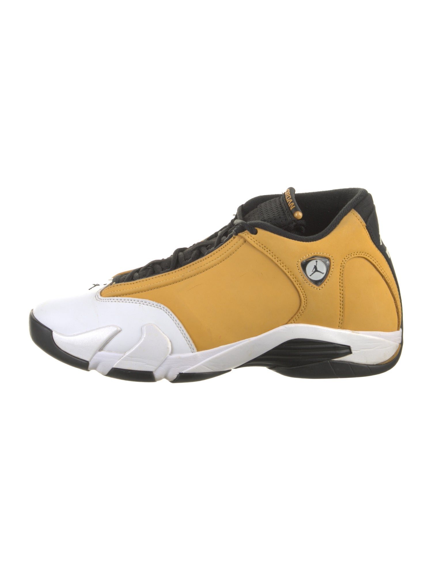 Jordan Suede Colorblock Pattern Sneakers - Yellow Sneakers, Shoes ...