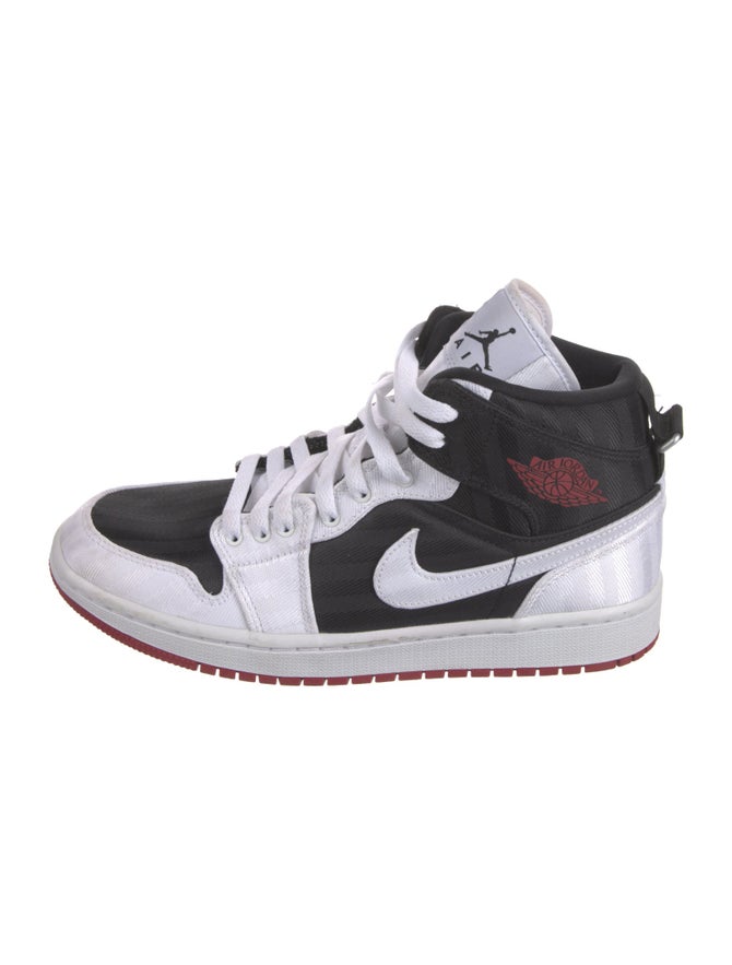 Jordan 1 Mid SE Utility 'White Black Gym Red' Sneakers - Black Sneakers ...