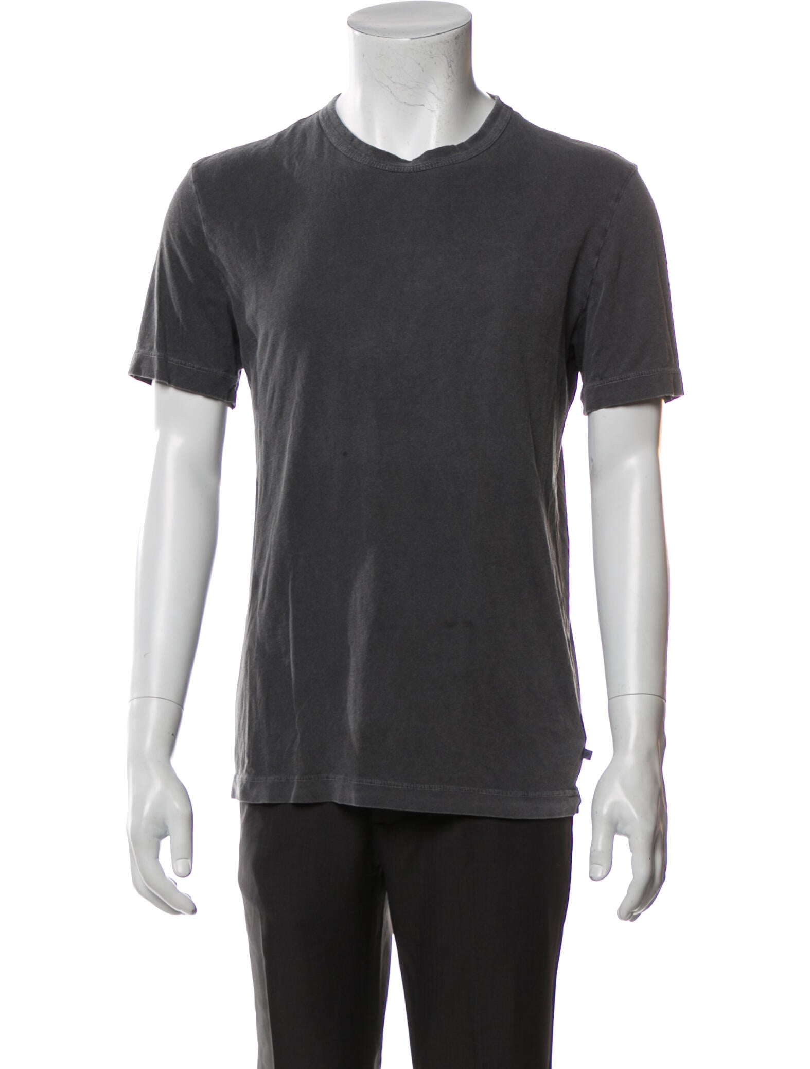 James Perse Crew Neck Short Sleeve T-Shirt - Grey T-Shirts, Clothing ...