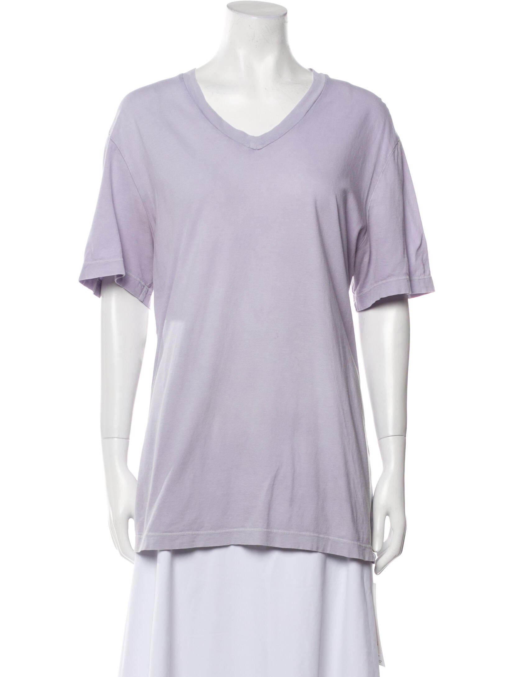 James Perse V-Neck Short Sleeve T-Shirt - Purple T-Shirts, Clothing ...
