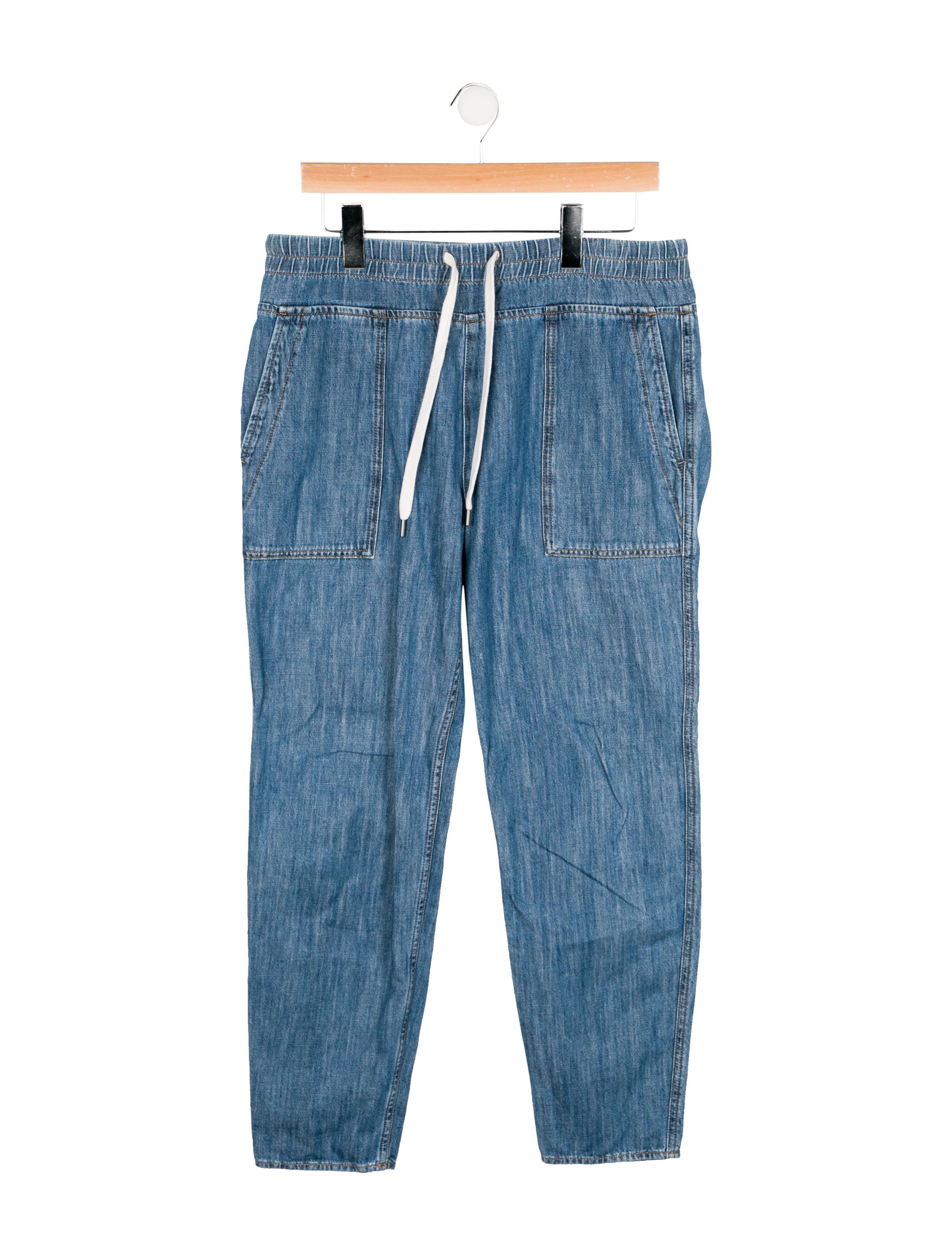 James Perse Skinny Jeans - Blue, 12" Rise Jeans, Clothing - WJP32751 ...