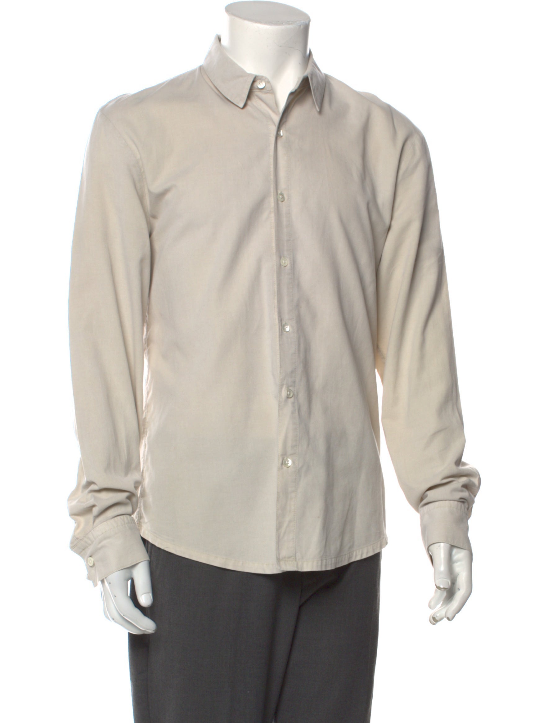 James Perse Long Sleeve Shirt - Neutrals Casual Shirts, Clothing ...
