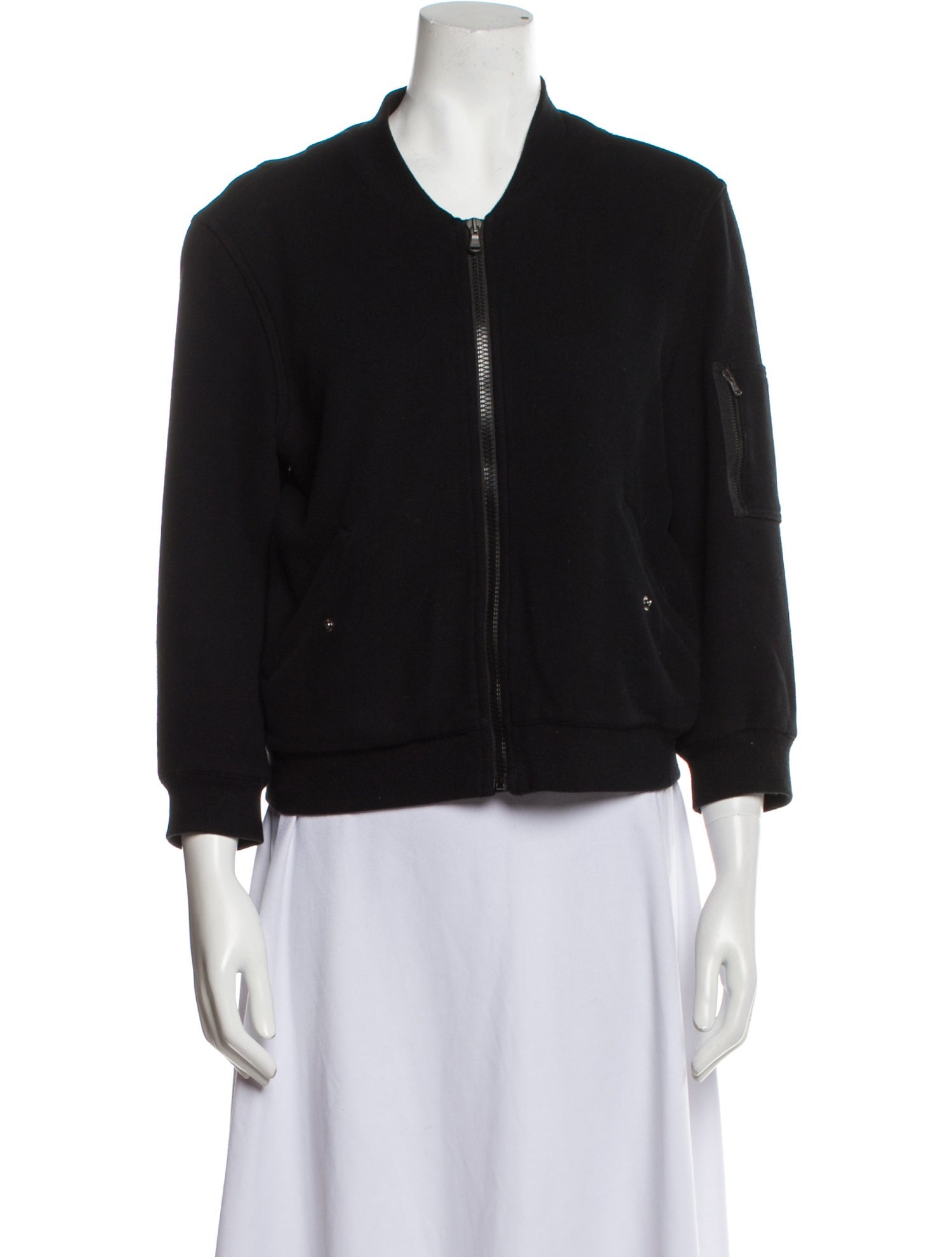 James Perse Bomber Jacket - Black Jackets, Clothing - WJP53351 | The ...