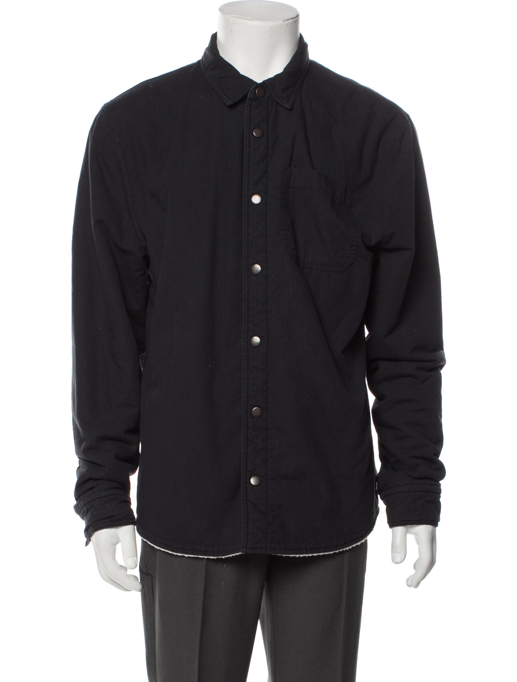 James Perse Utility Jacket - Black Outerwear, Clothing - WJP58755 | The ...