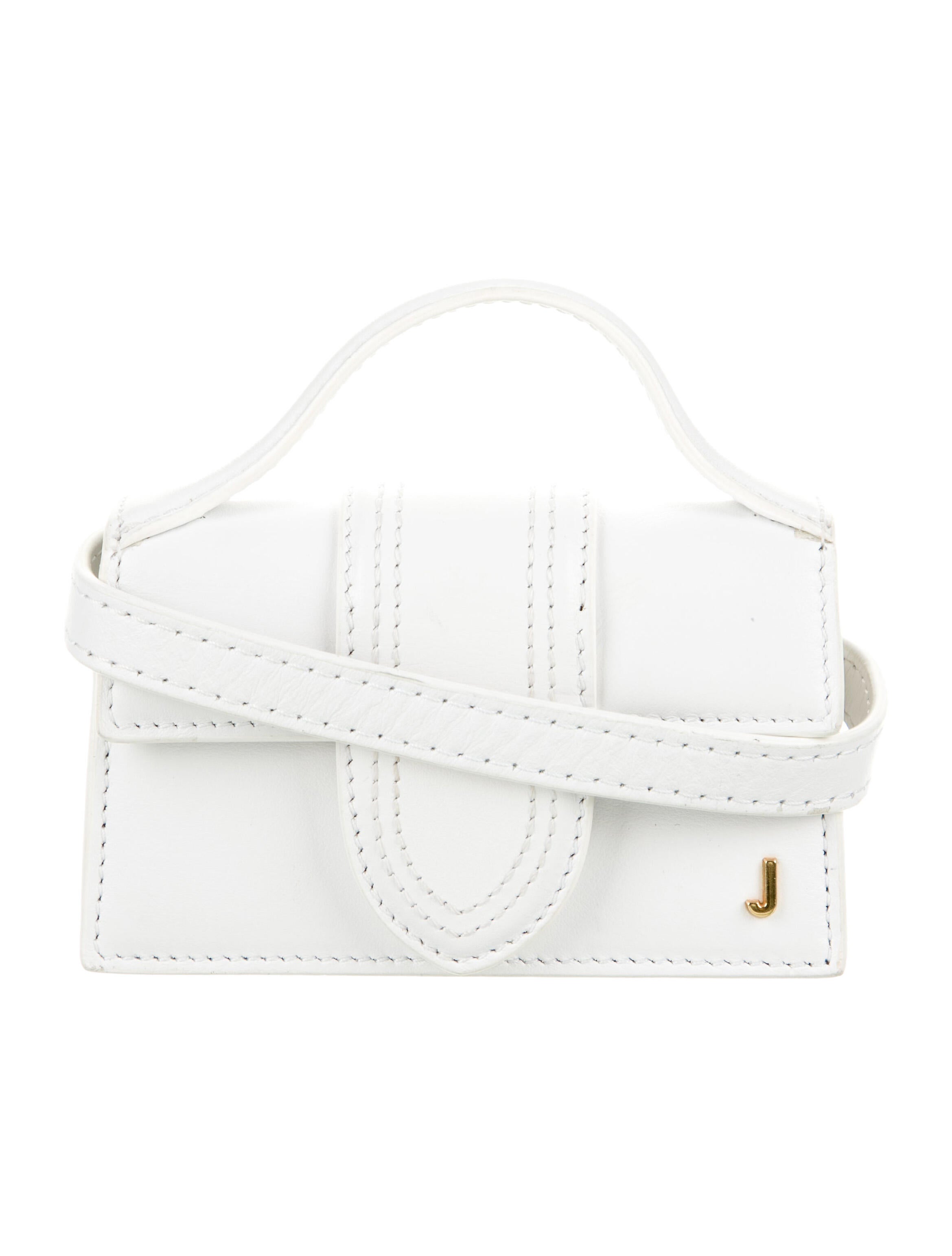 Jacquemus Leather Mini Bag - White Mini Bags, Handbags - WJQ29965 | The ...