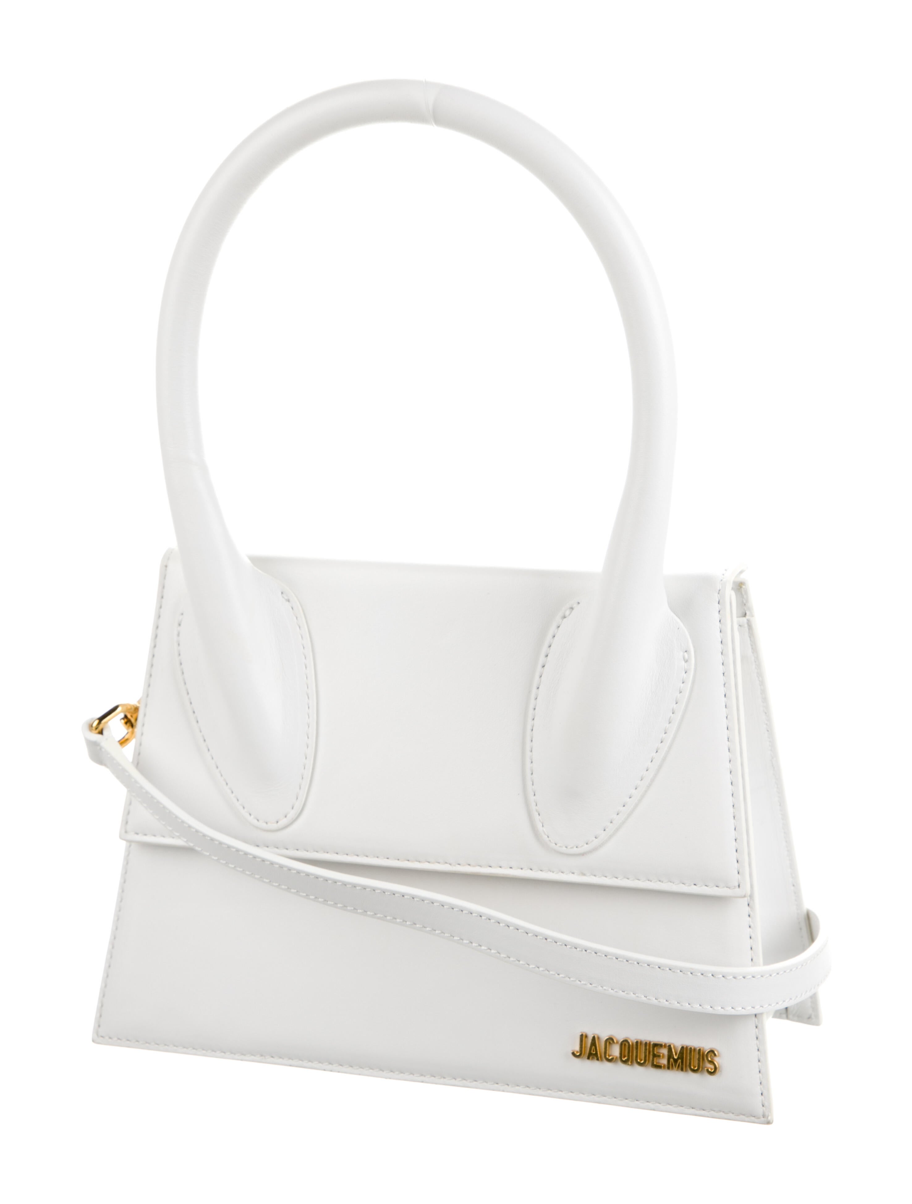 Jacquemus Long Handle Bag - White Handle Bags, Handbags - WJQ34530 ...