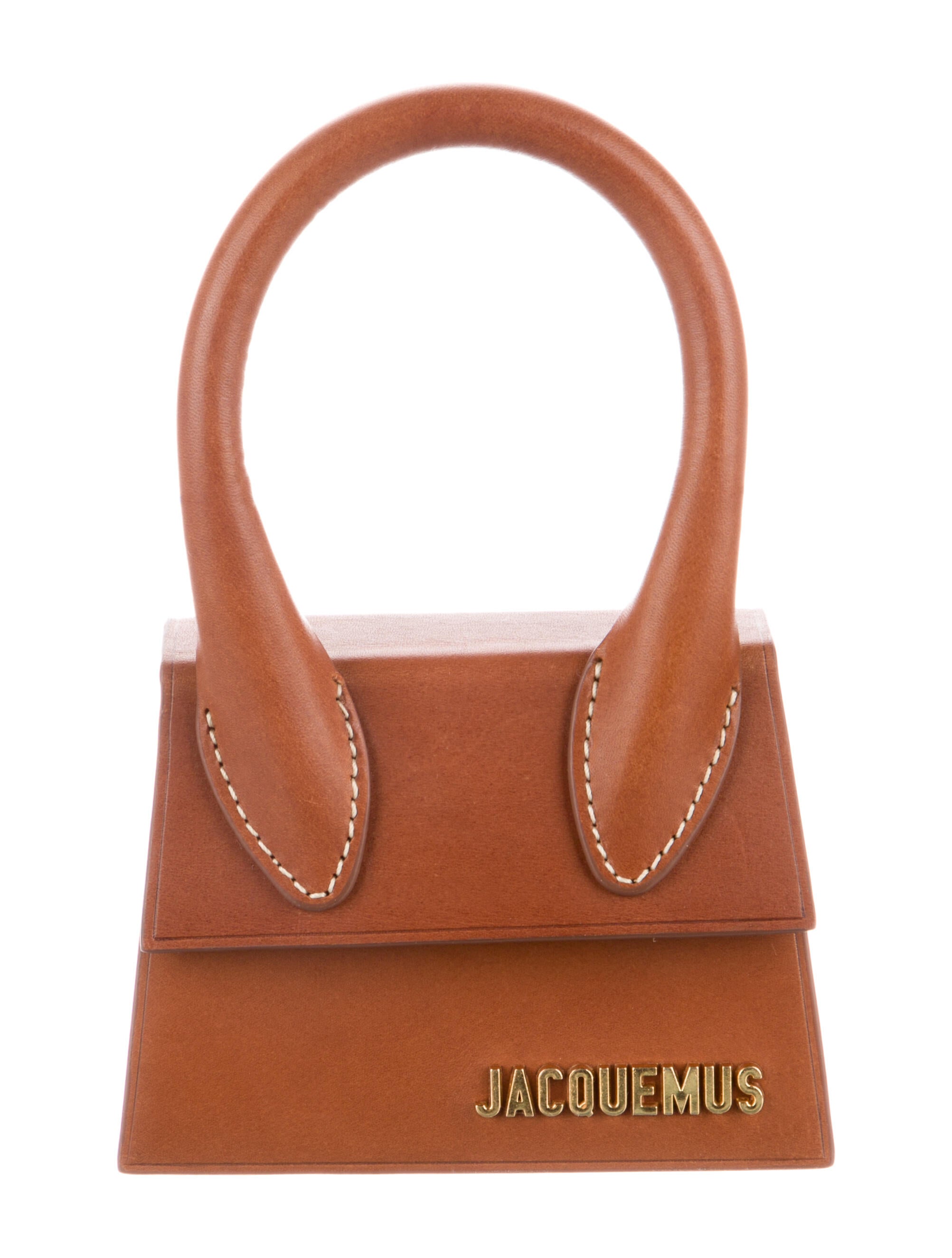 Jacquemus Leather Mini Bag - Brown Mini Bags, Handbags - WJQ35892 | The ...