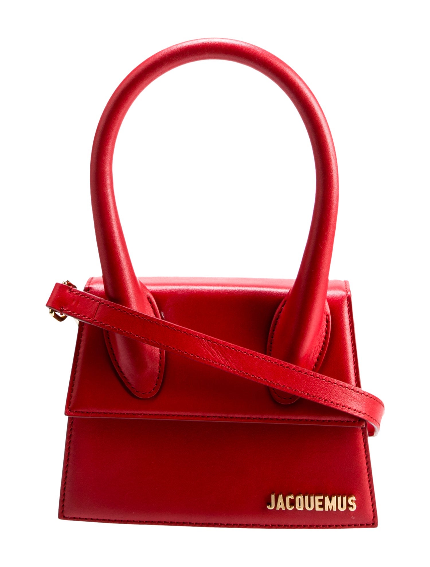 Jacquemus Leather Mini Bag - Red Mini Bags, Handbags - WJQ44341 | The ...