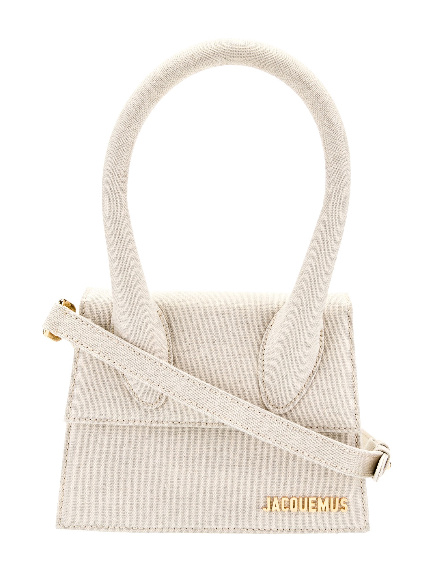 Jacquemus Canvas Mini Bag - Neutrals Mini Bags, Handbags - WJQ49449 ...